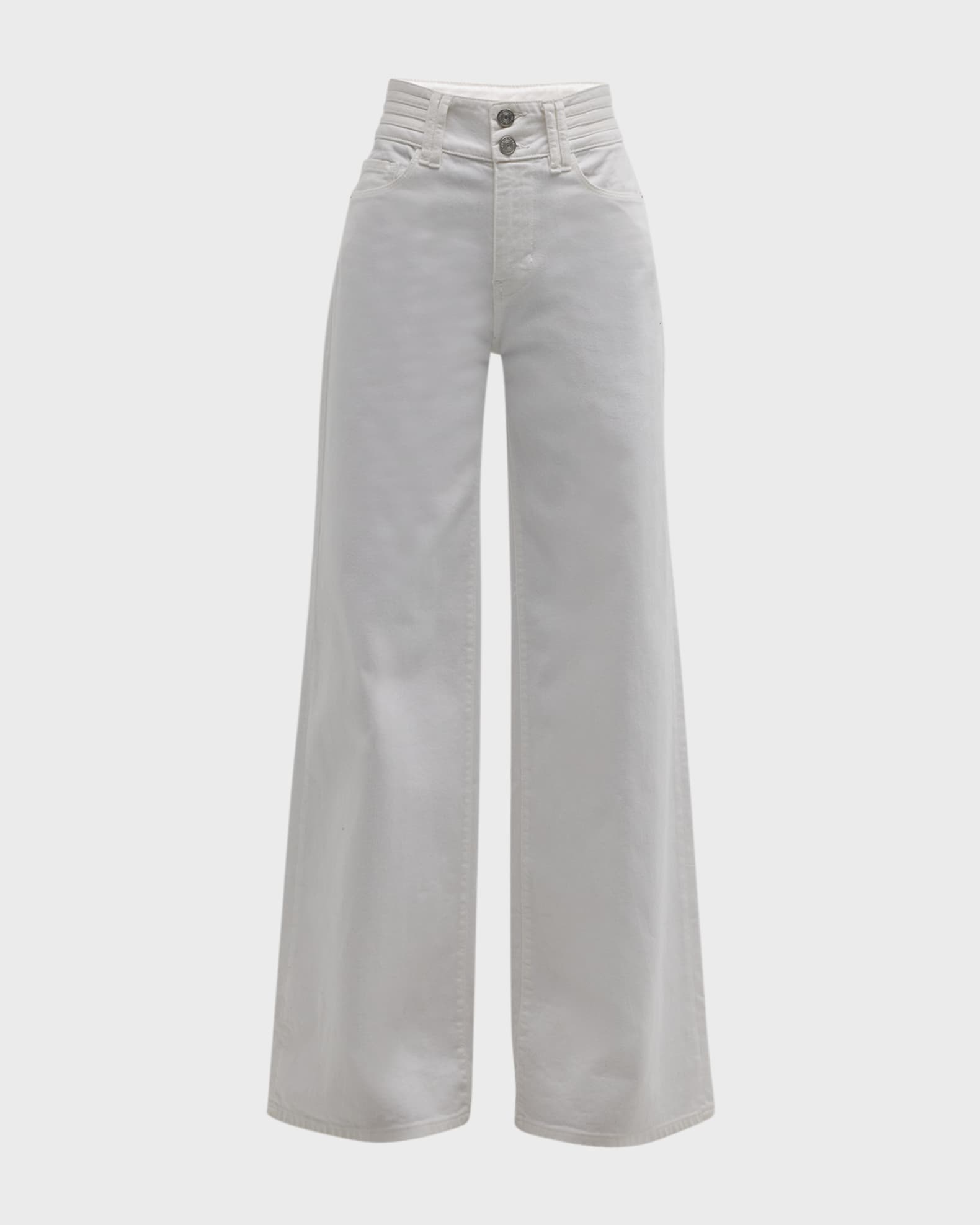 FRAME Triple Binding Wide-Leg Jeans | Neiman Marcus