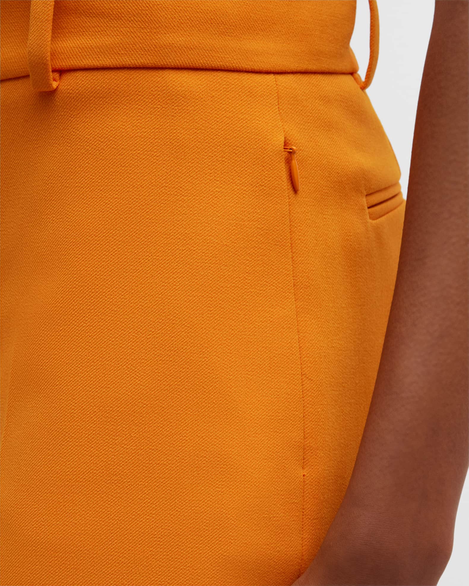FRAME High Rise Trouser Shorts | Neiman Marcus