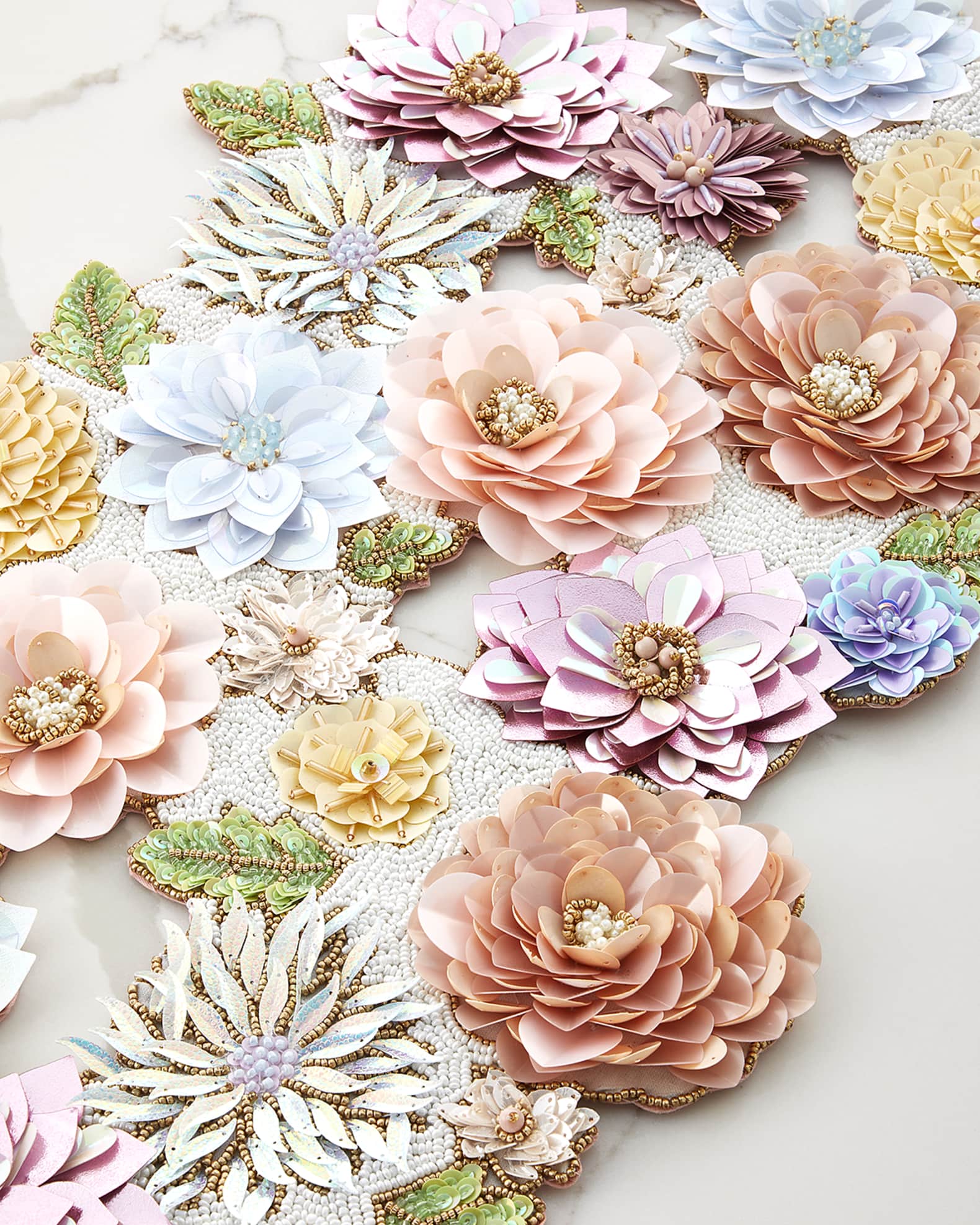 Kim Seybert Dahlia Table Runner | Neiman Marcus