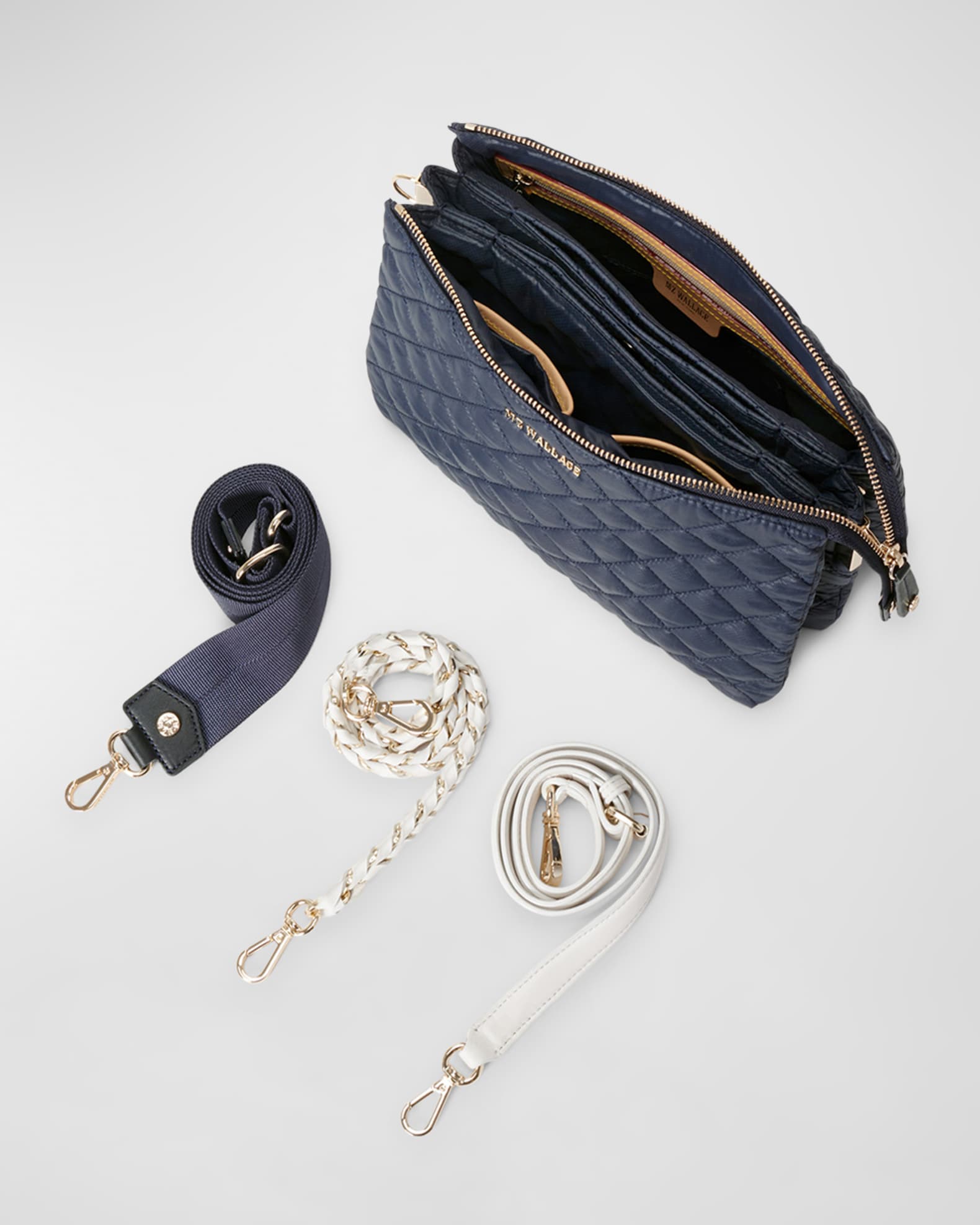 MZ WALLACE Crosby Pippa Large Quilted Shoulder Bag | Neiman Marcus