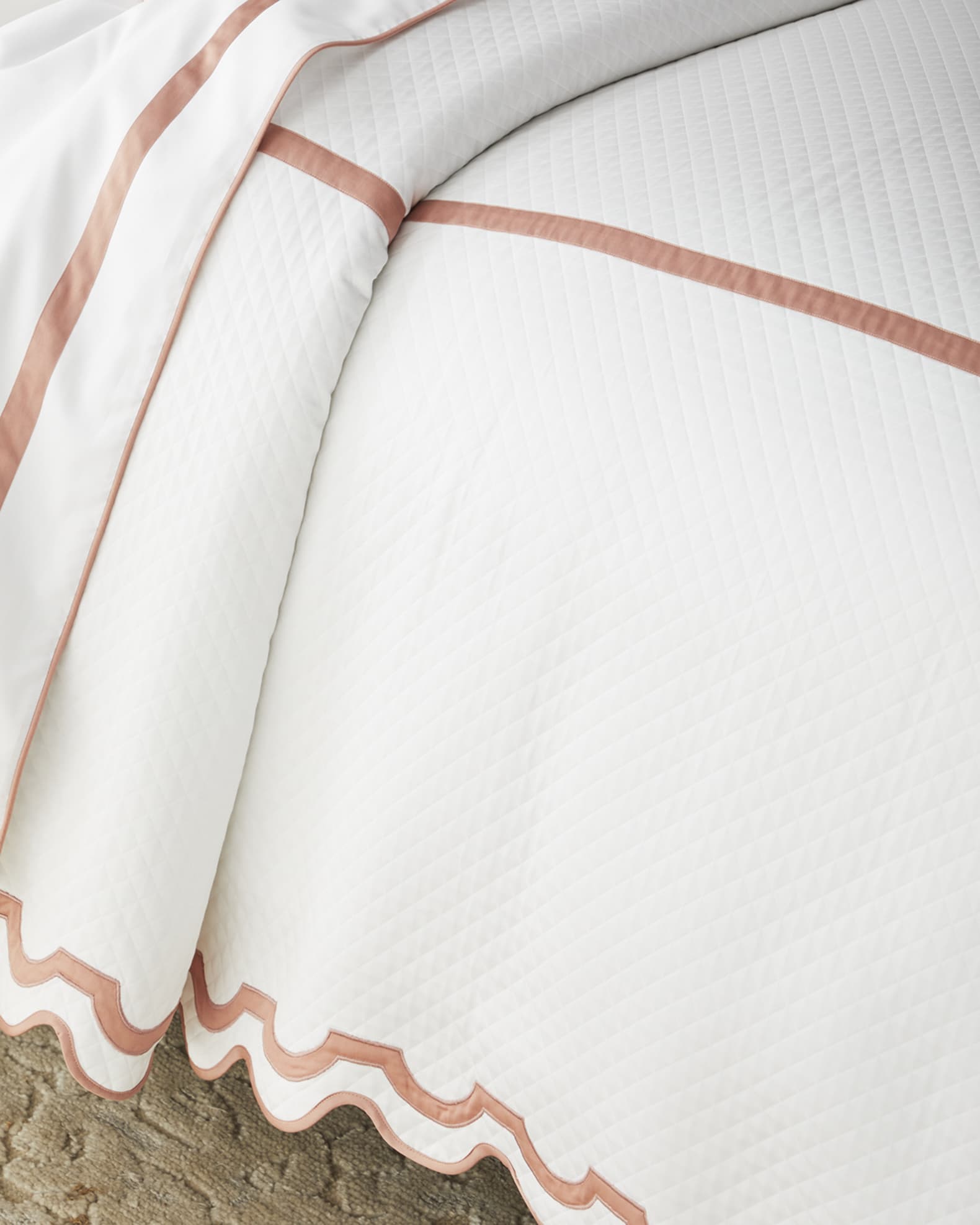 Matouk Mirasol Matelasse Coverlet, FULL-QUEEN | Neiman Marcus