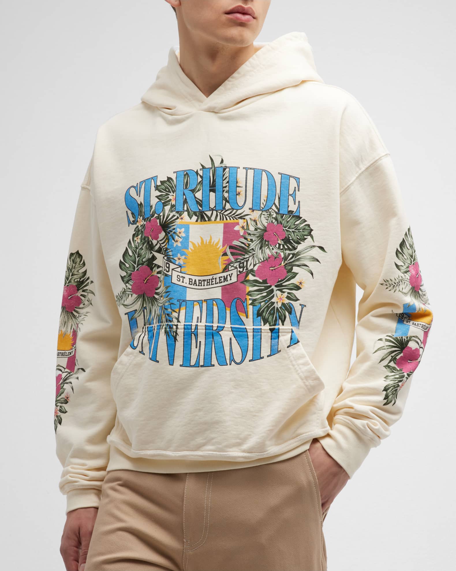 Rhude Men's St. Rhude University Hoodie | Neiman Marcus