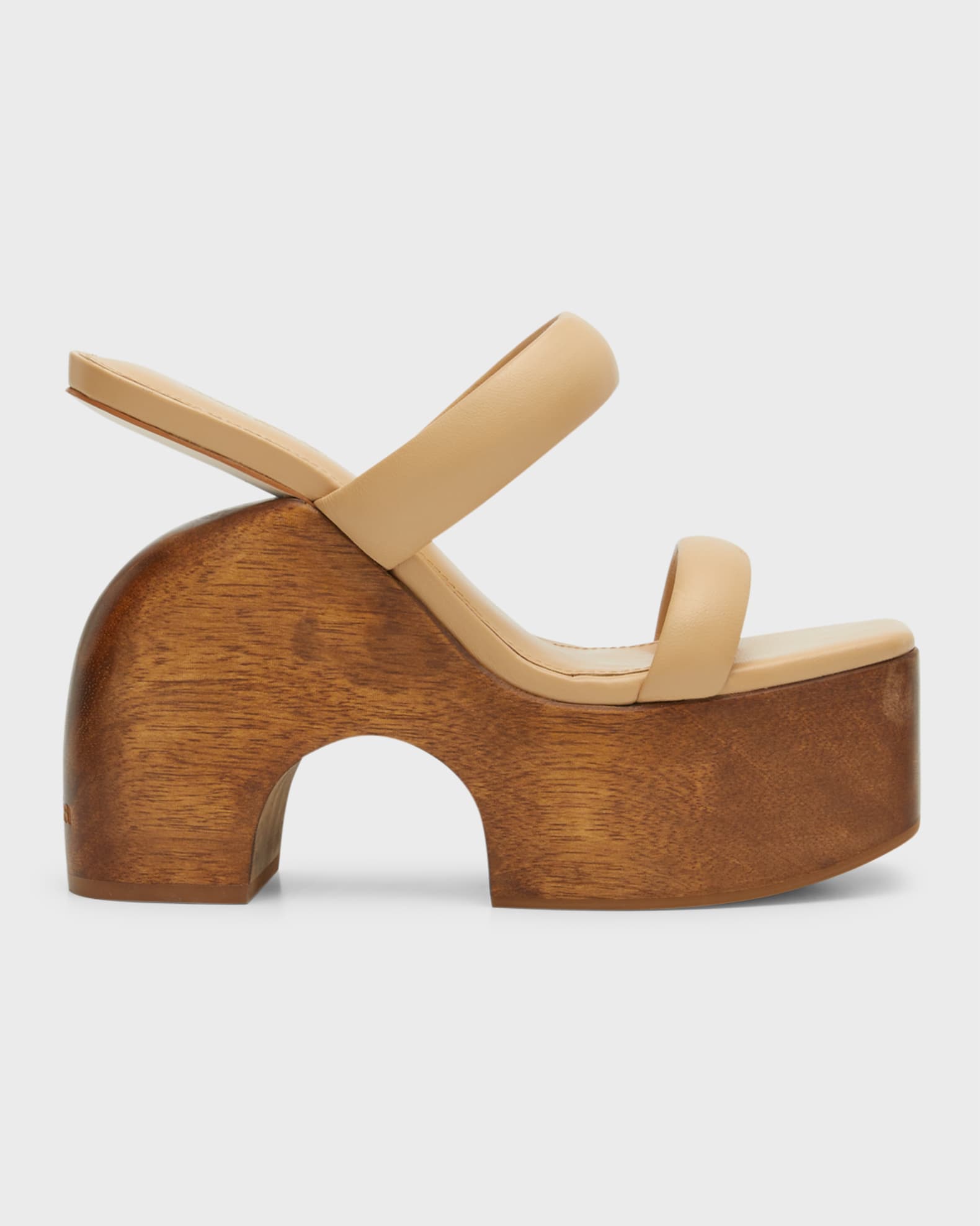Cult Gaia Lucy Sculptural Platform Sandals | Neiman Marcus