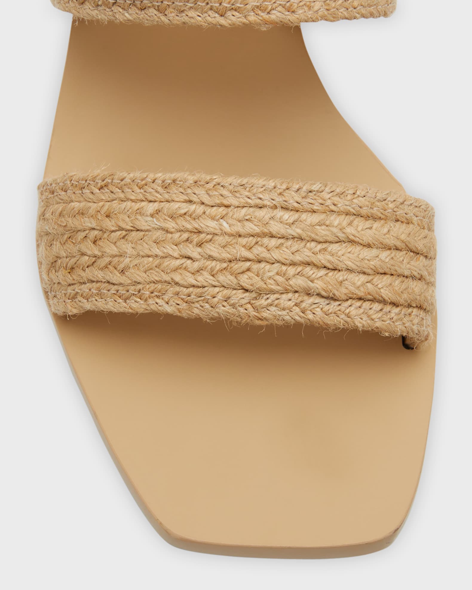 Cult Gaia Jila Jute Sphere-Heel Sandals | Neiman Marcus