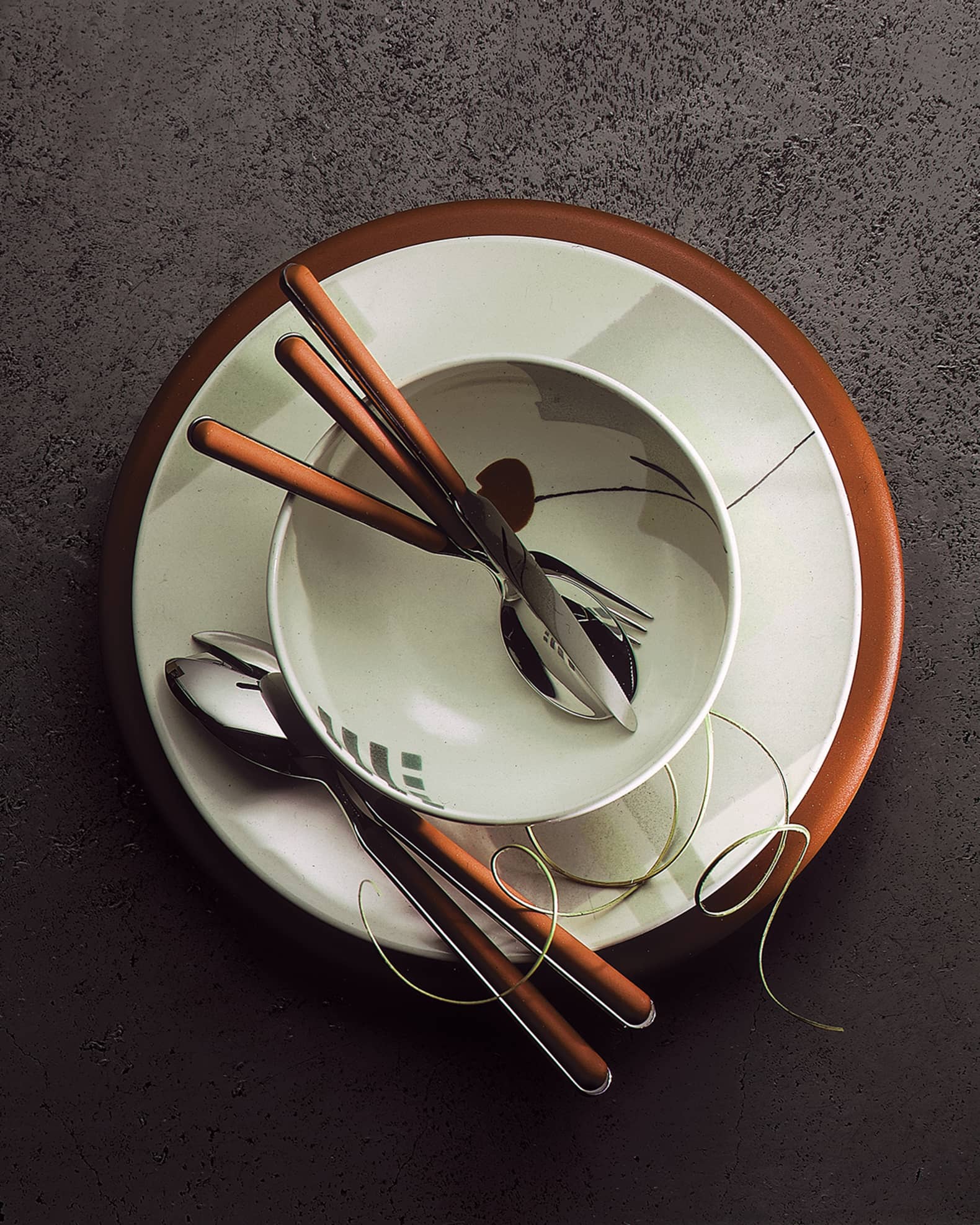 Mepra Fantasia Rust 20-Piece Flatware Set | Neiman Marcus