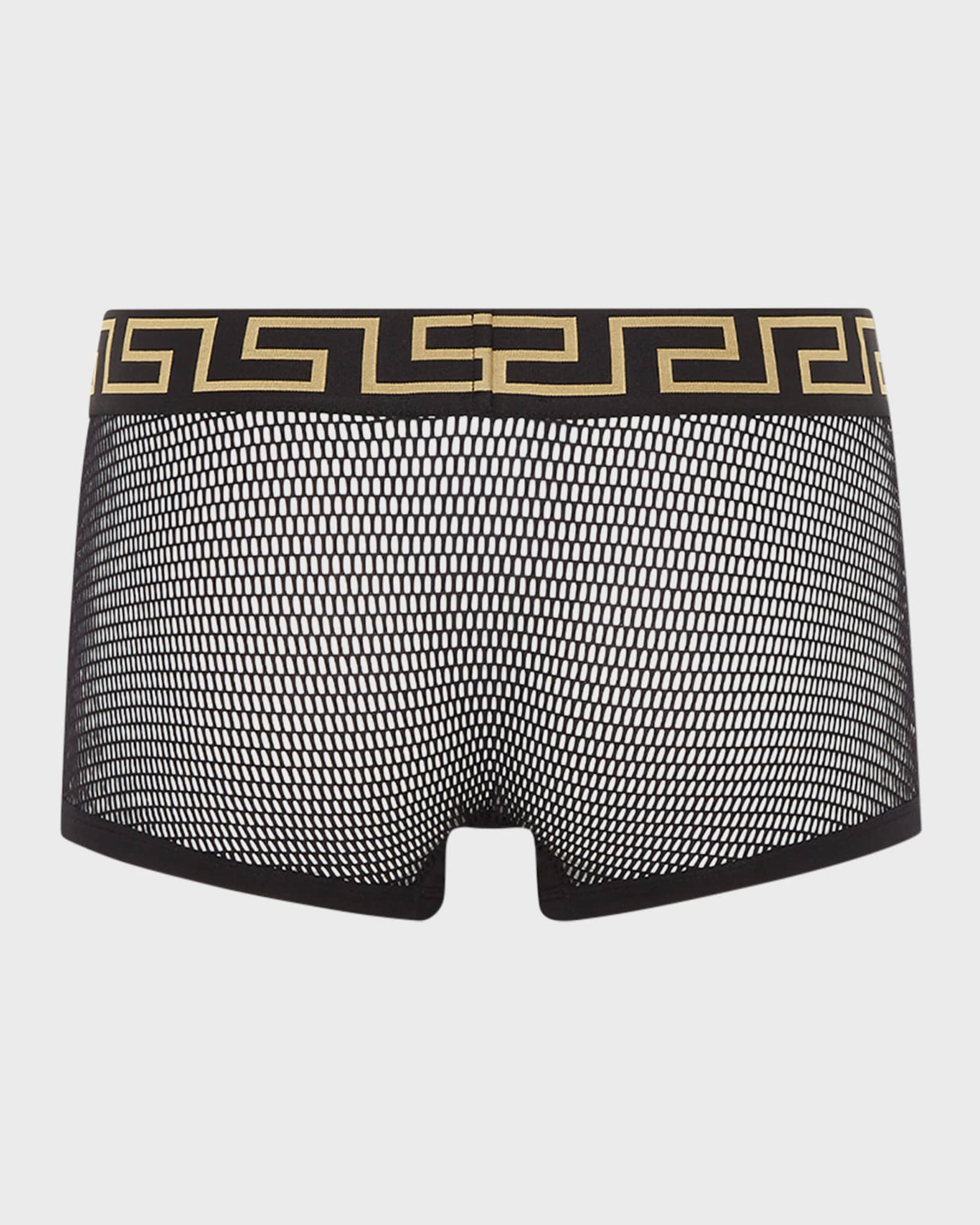 Versace Men's La Greca Mesh Boxer Briefs | Neiman Marcus