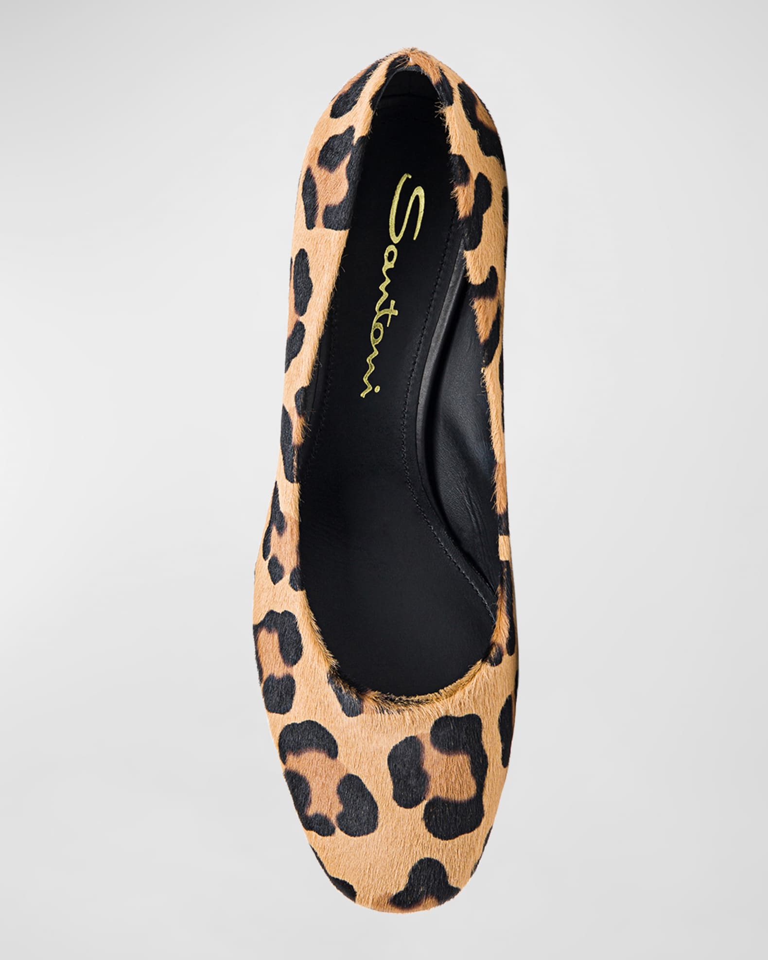 Santoni Fight Metallic Block-Heel Pumps | Neiman Marcus