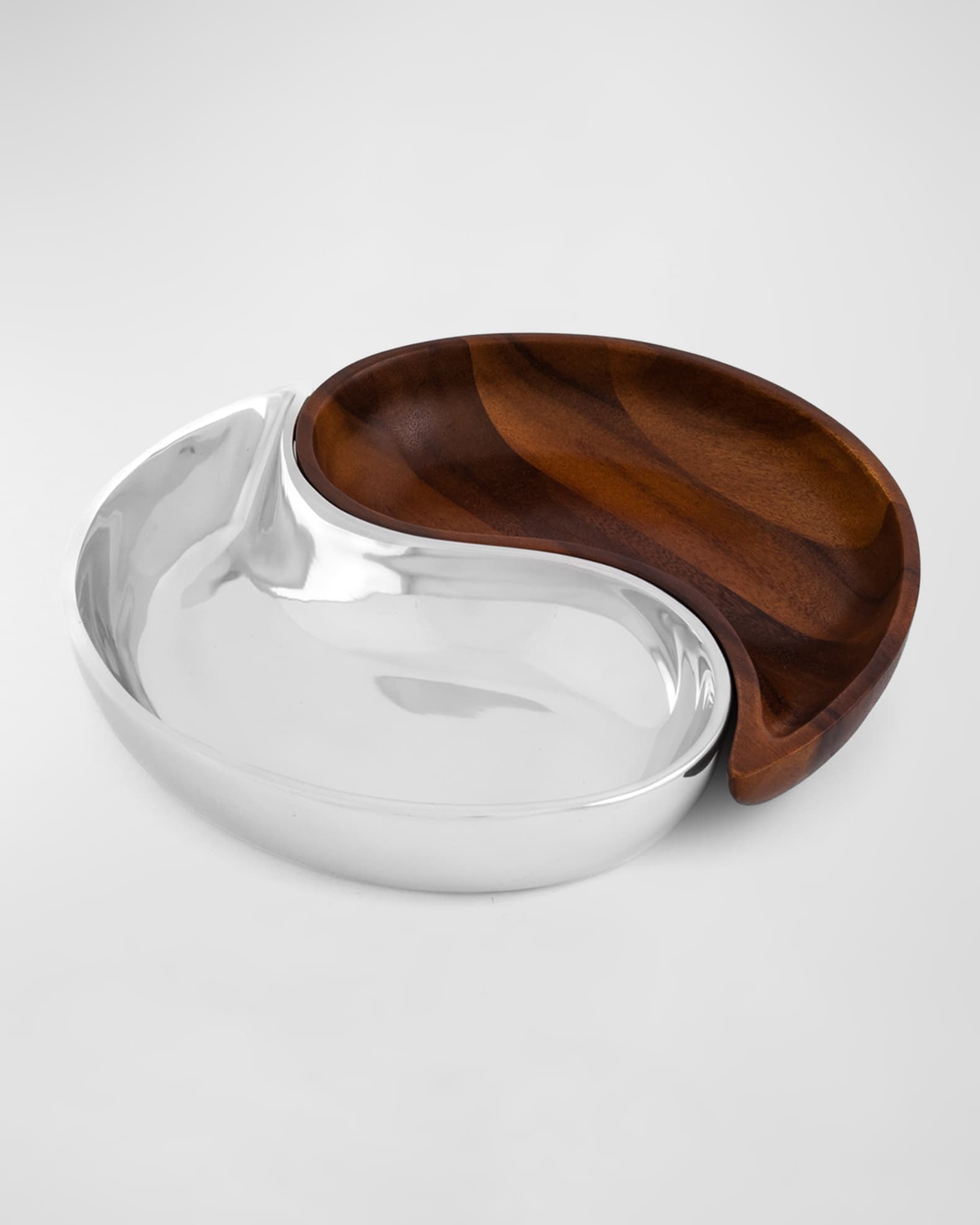 Nambe Yin Yang Divided Server Set | Neiman Marcus