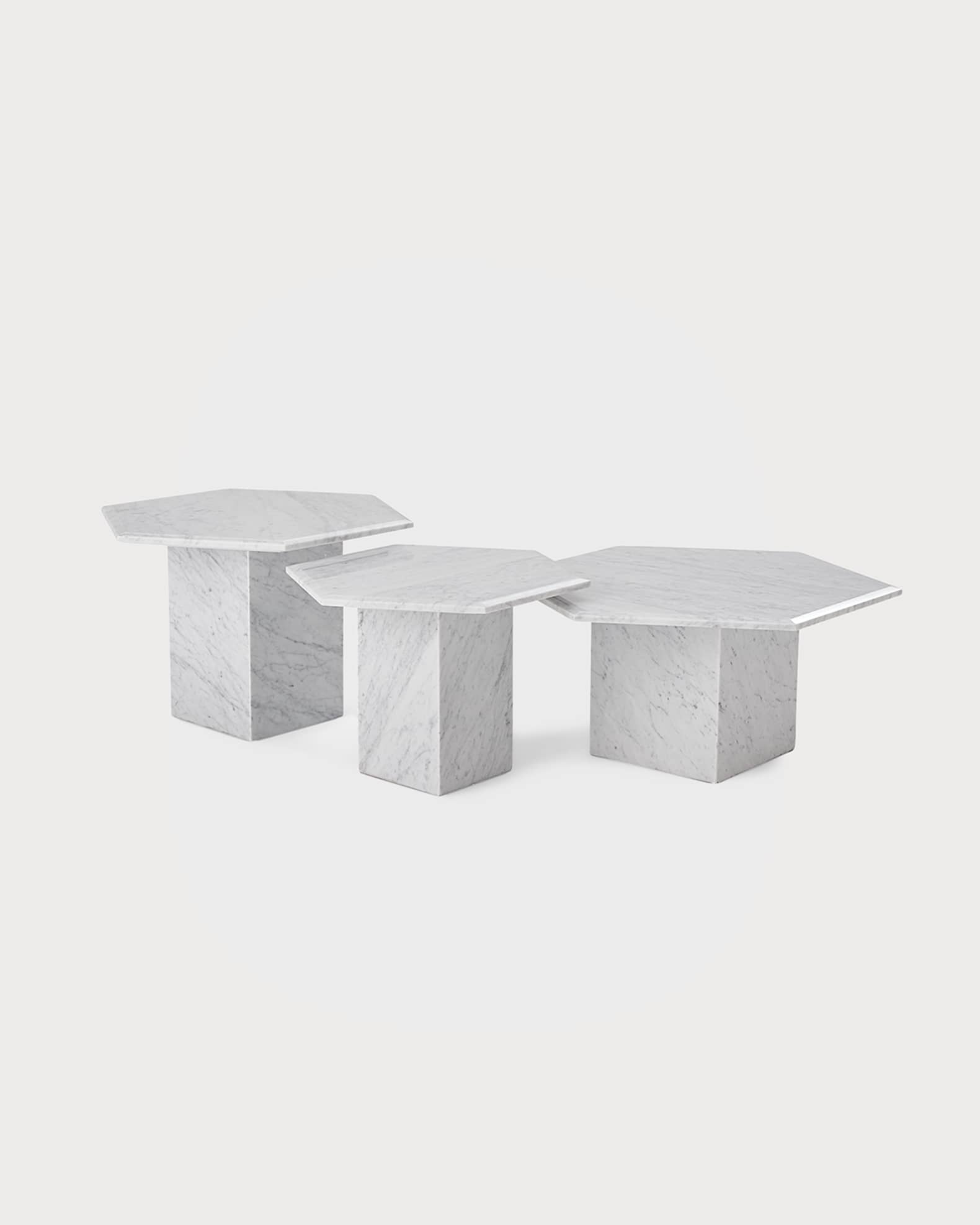 Interlude Home Milou Hexagonal Bunching Tables | Neiman Marcus