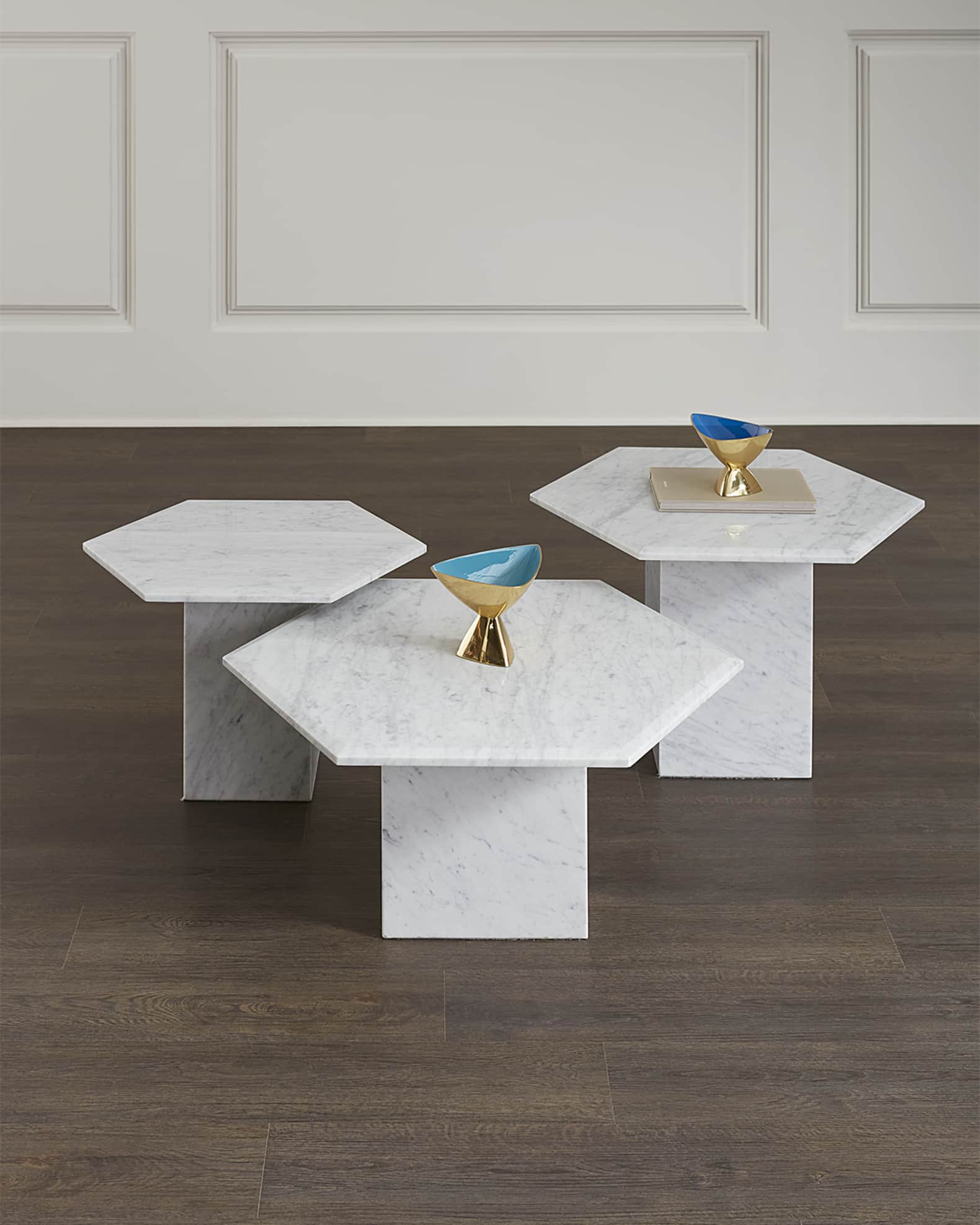 Interlude Home Milou Hexagonal Bunching Tables | Neiman Marcus