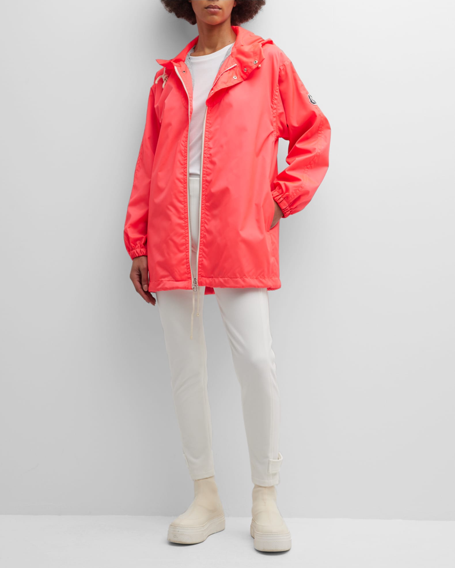 Moncler Genius x Alicia Keys Soho Jacket with Logo Detail | Neiman Marcus