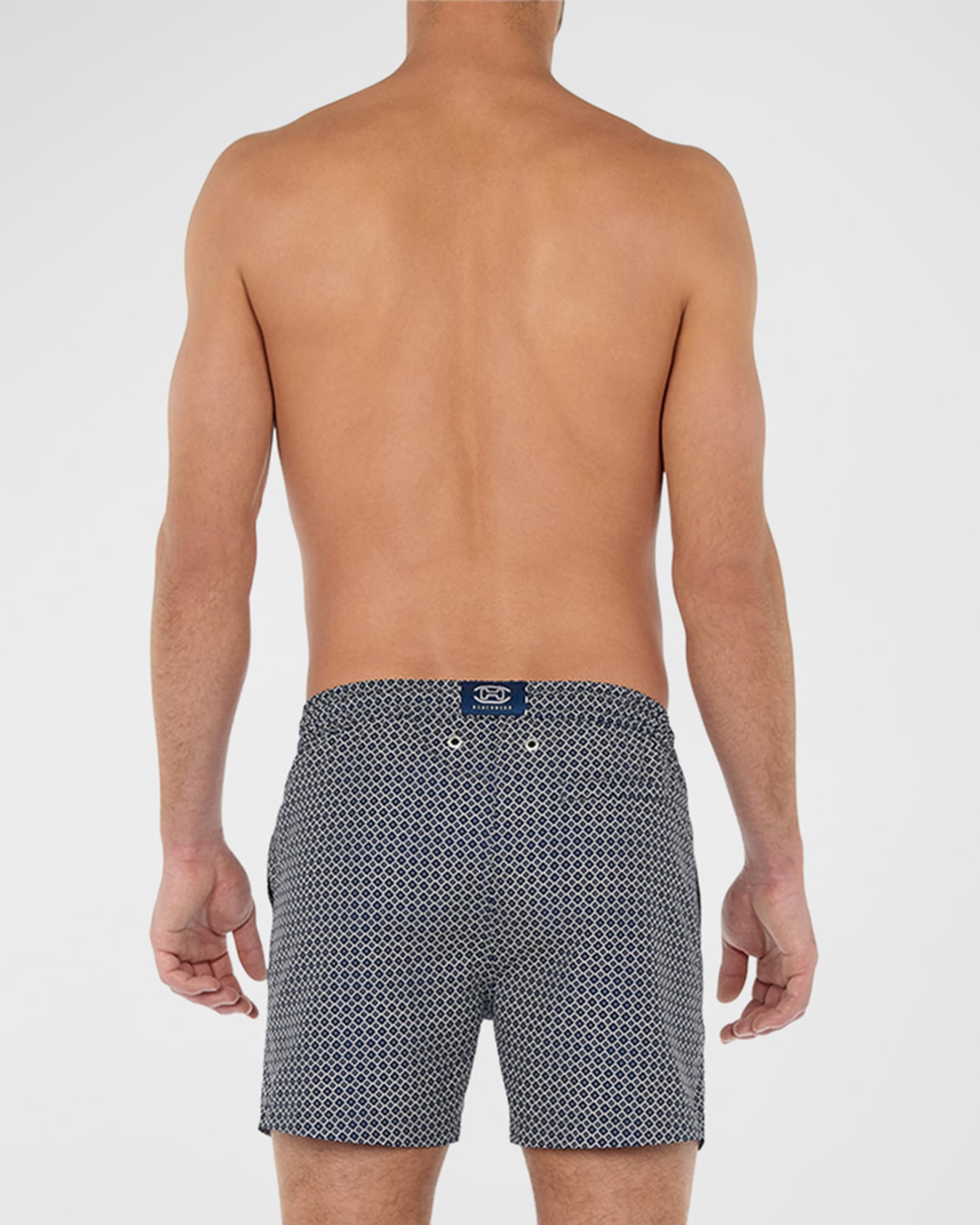 HOM Men's Multicolor Dotted Beach Boxer | Neiman Marcus