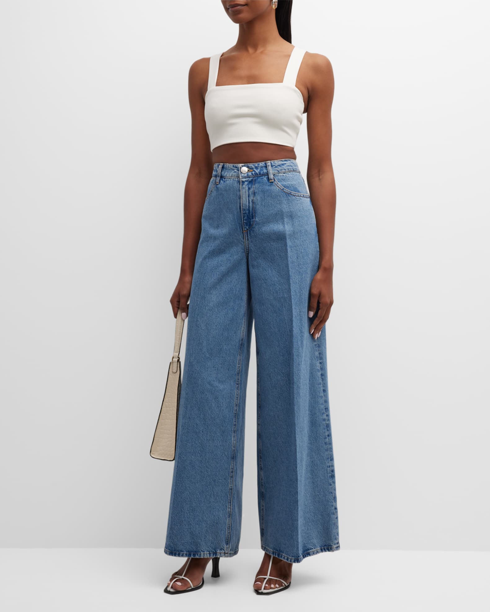 SPRWMN Micro Tube Top with Straps | Neiman Marcus