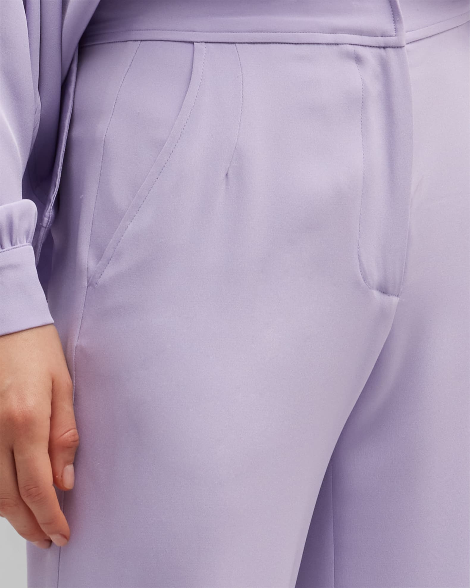 Libertine Powdered Violet Wide-Leg Pants | Neiman Marcus