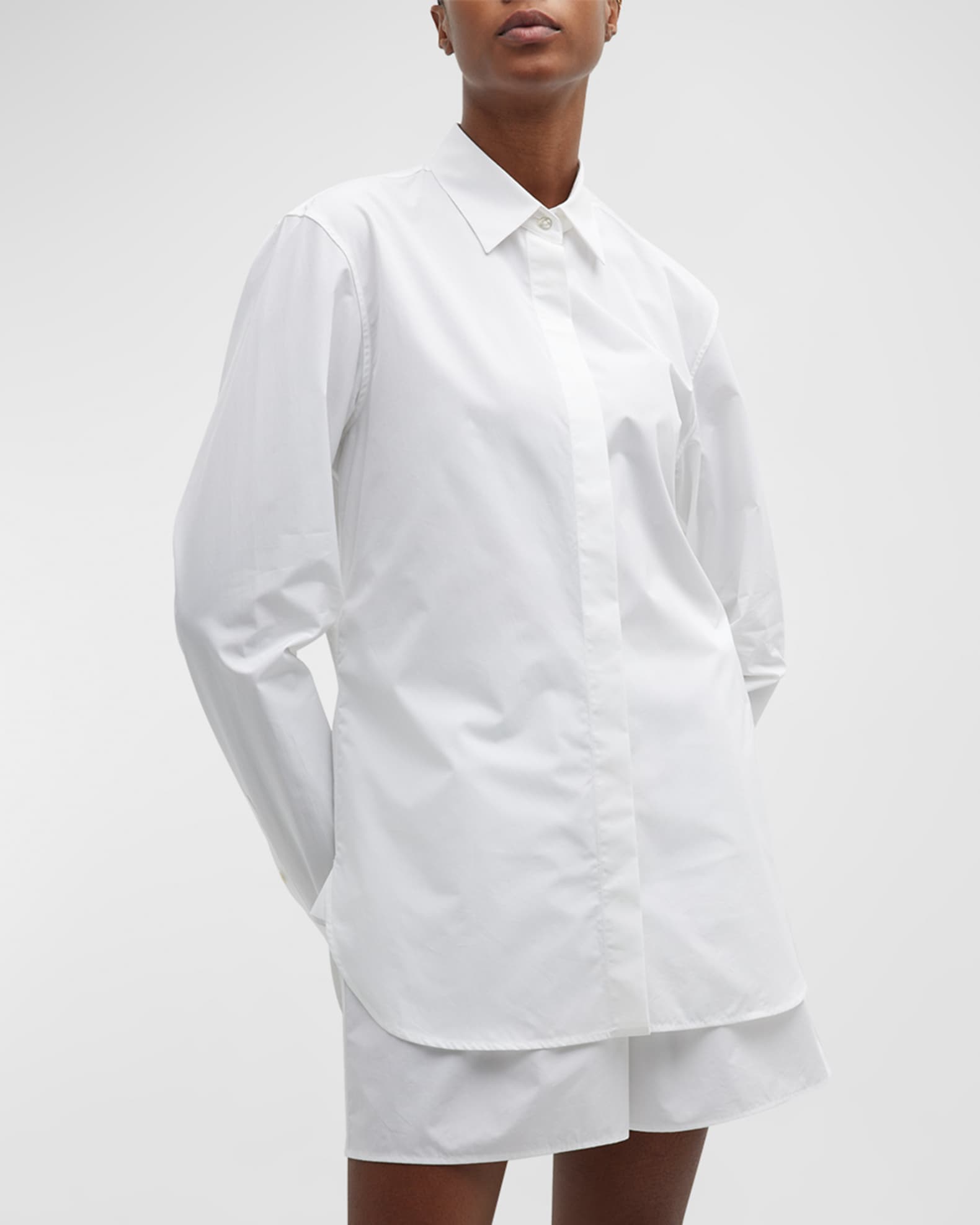 THE ROW Derica Collared Shirt | Neiman Marcus