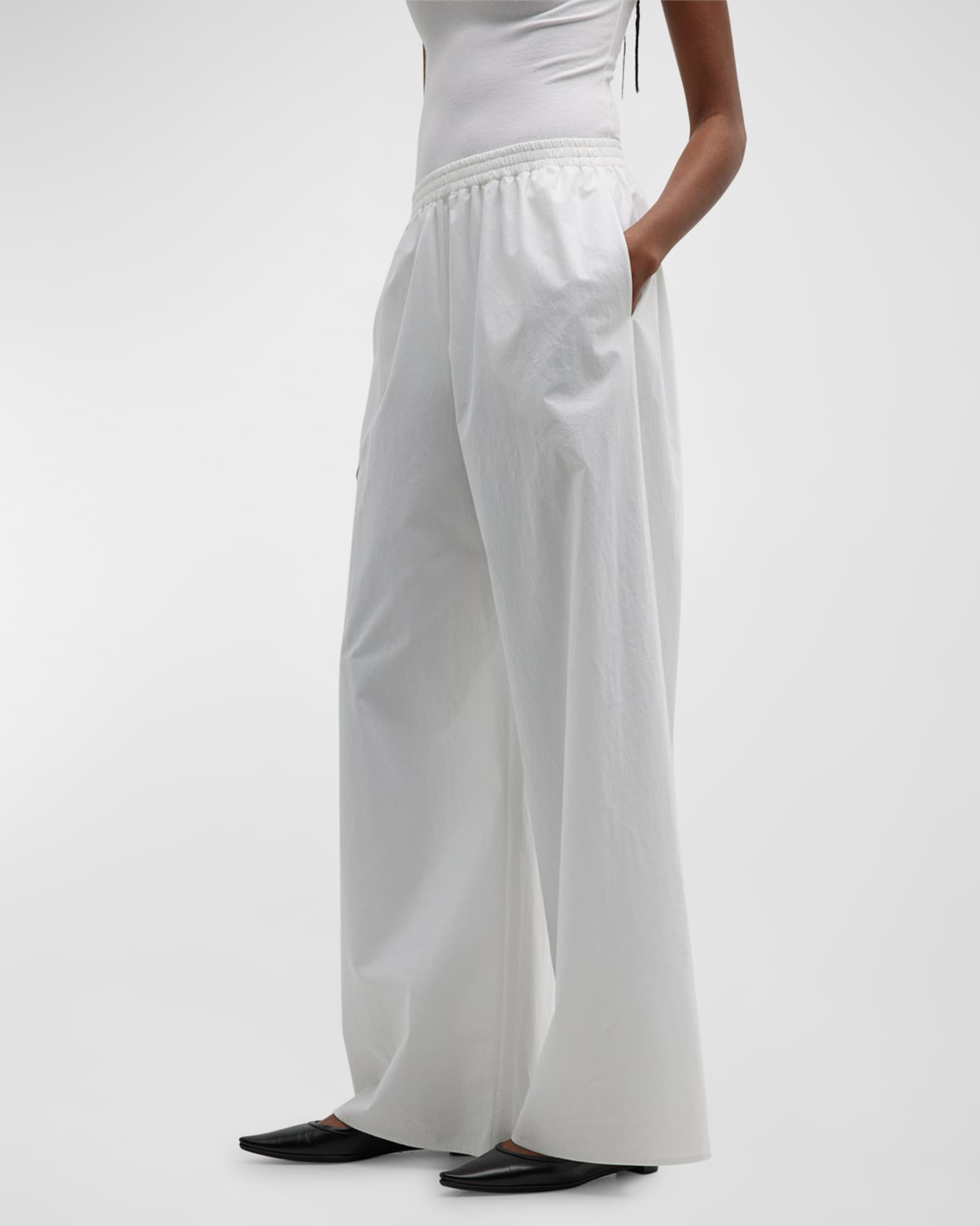 THE ROW Goyan Wide-Leg Pants | Neiman Marcus