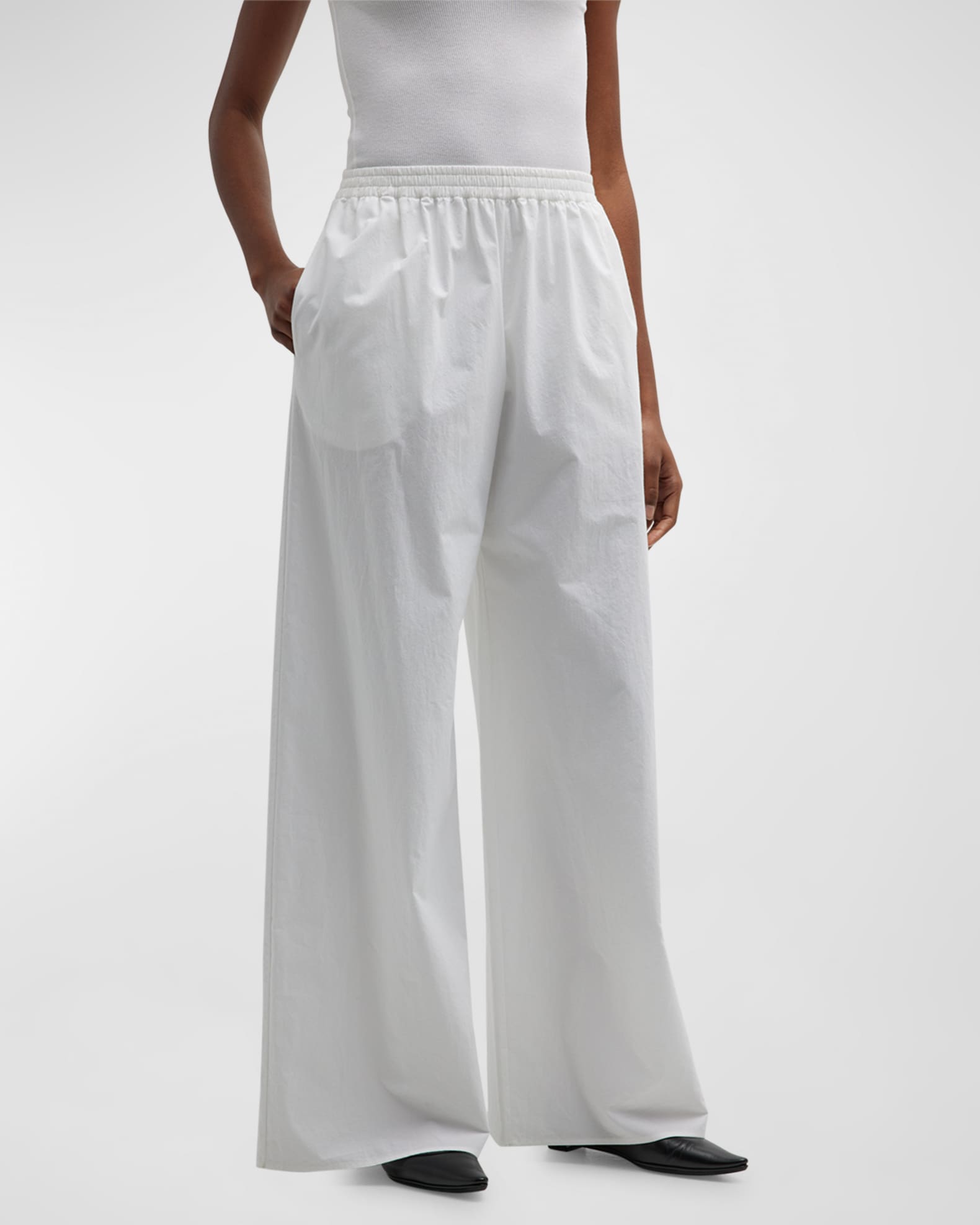 THE ROW Goyan Wide-Leg Pants | Neiman Marcus
