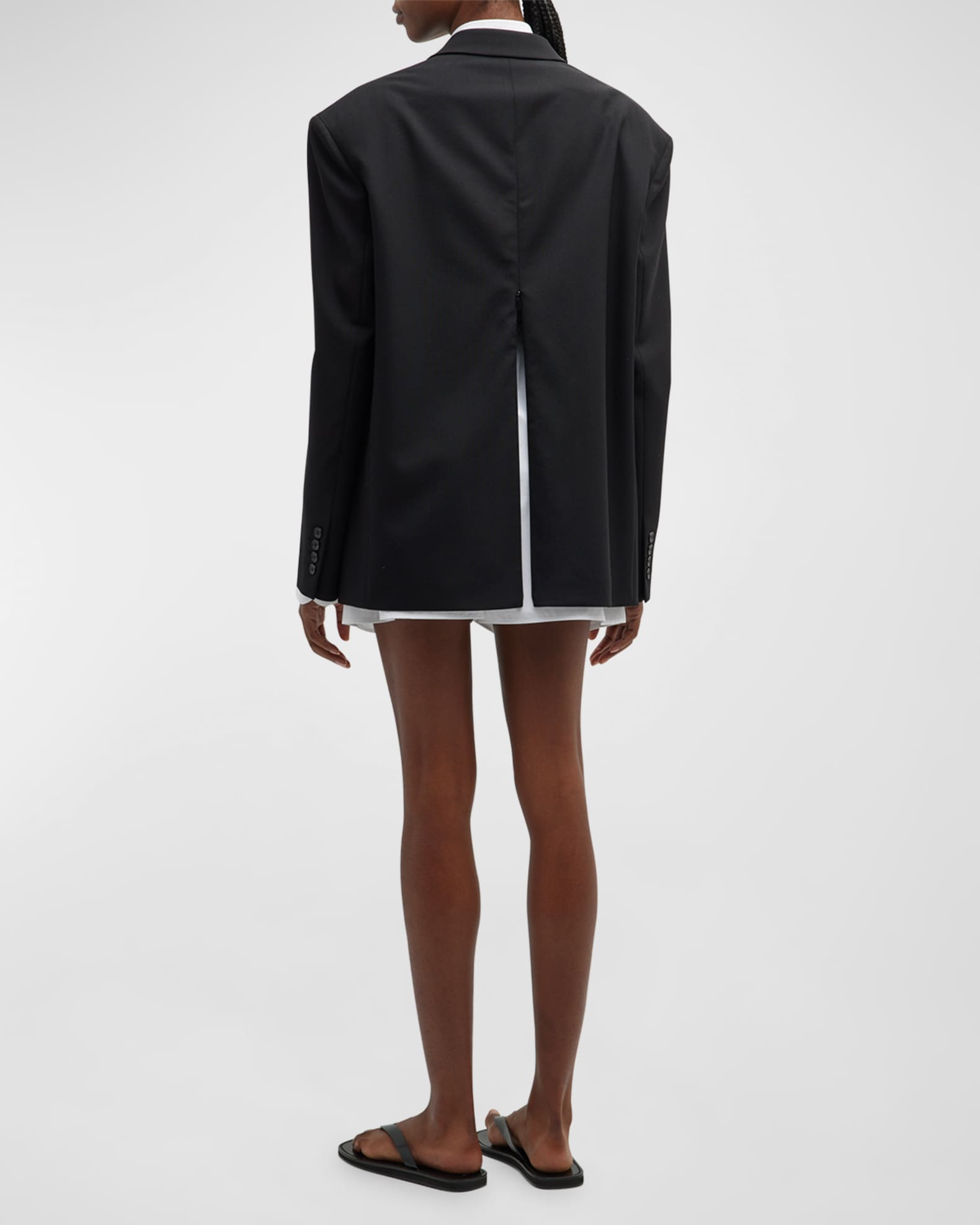 THE ROW Cochise Single-Breasted Wool Jacket | Neiman Marcus