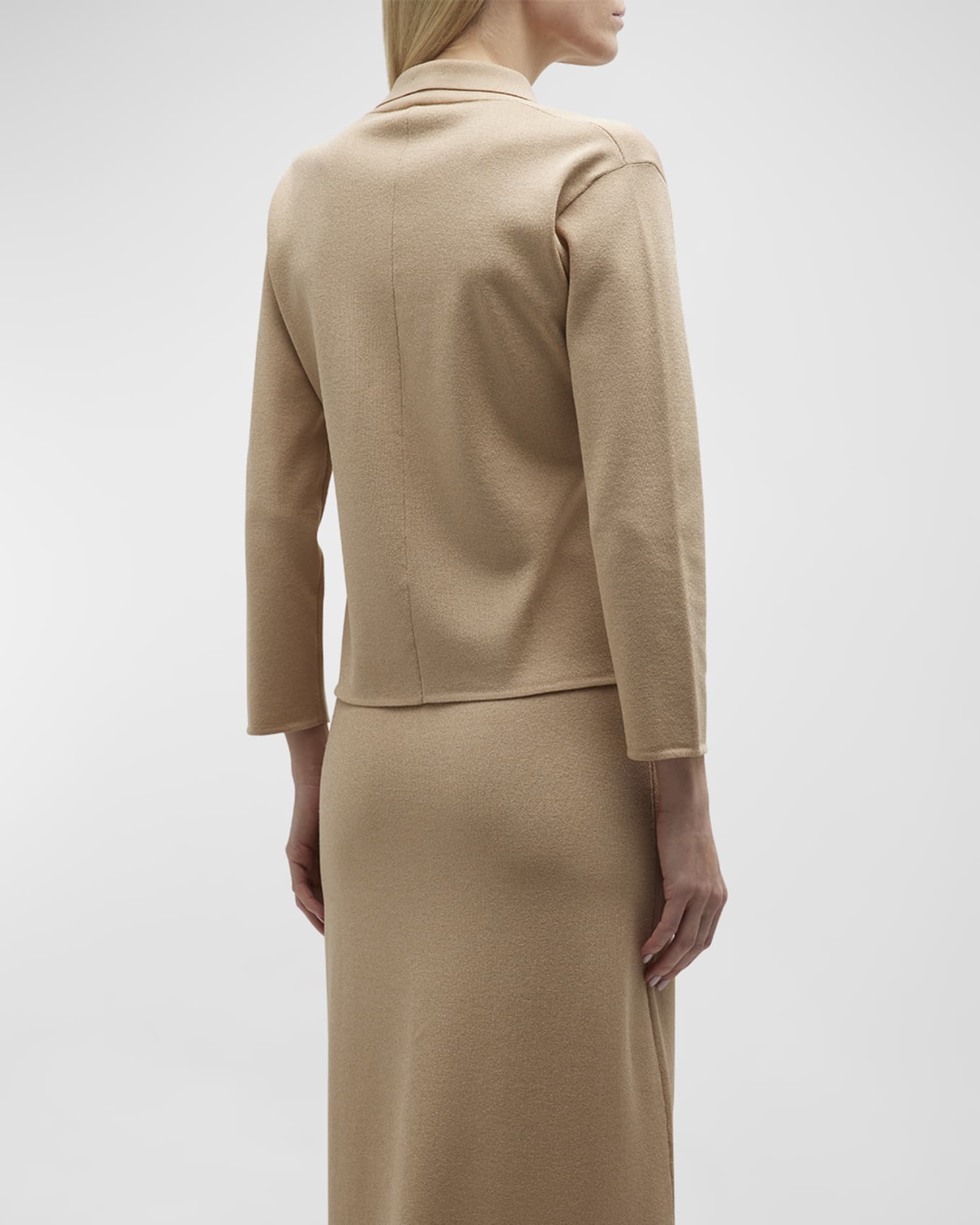 THE ROW Cyrus Button-Down Knit Cardigan | Neiman Marcus