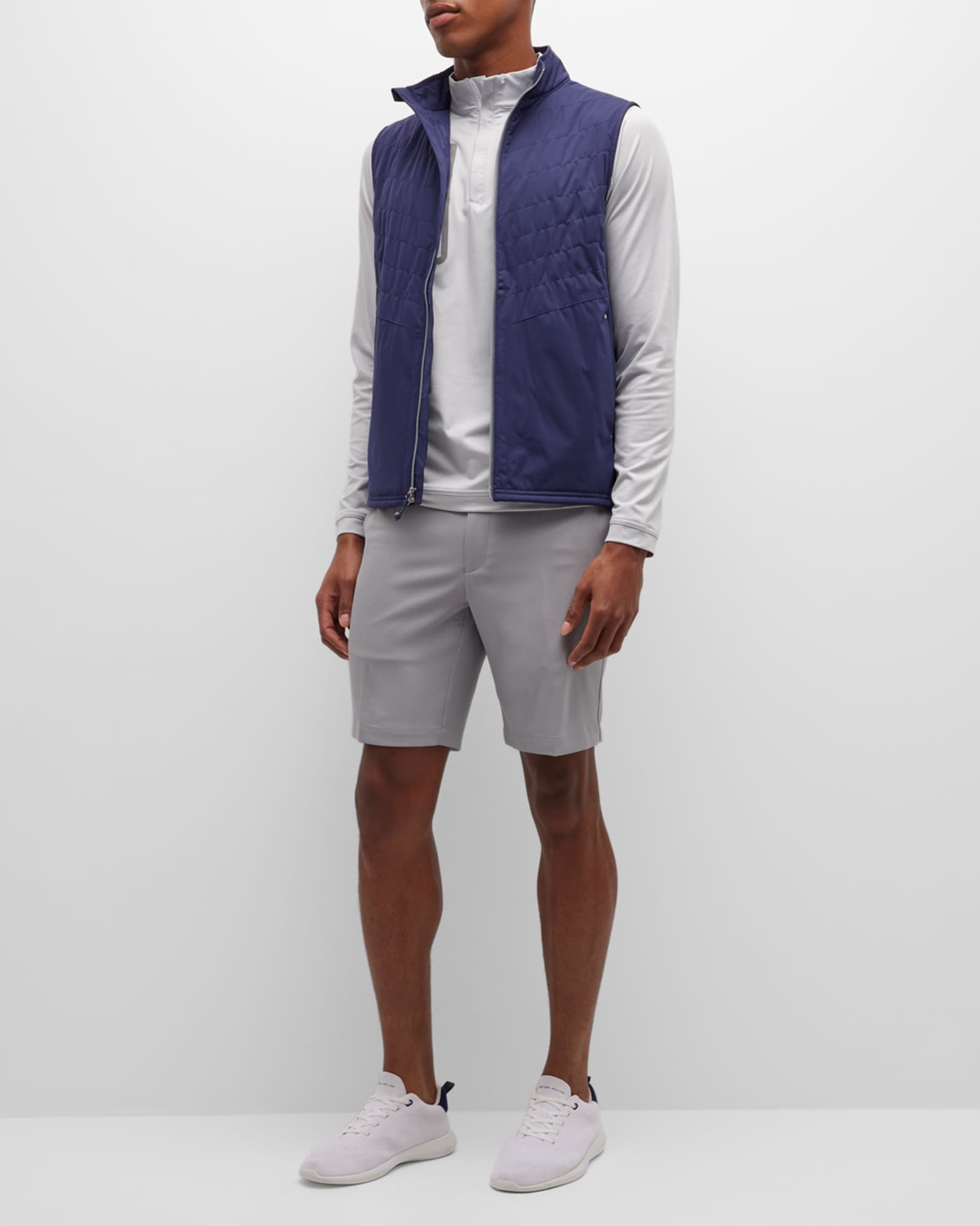 Peter Millar Men's Fuse Elite Hybrid Vest | Neiman Marcus
