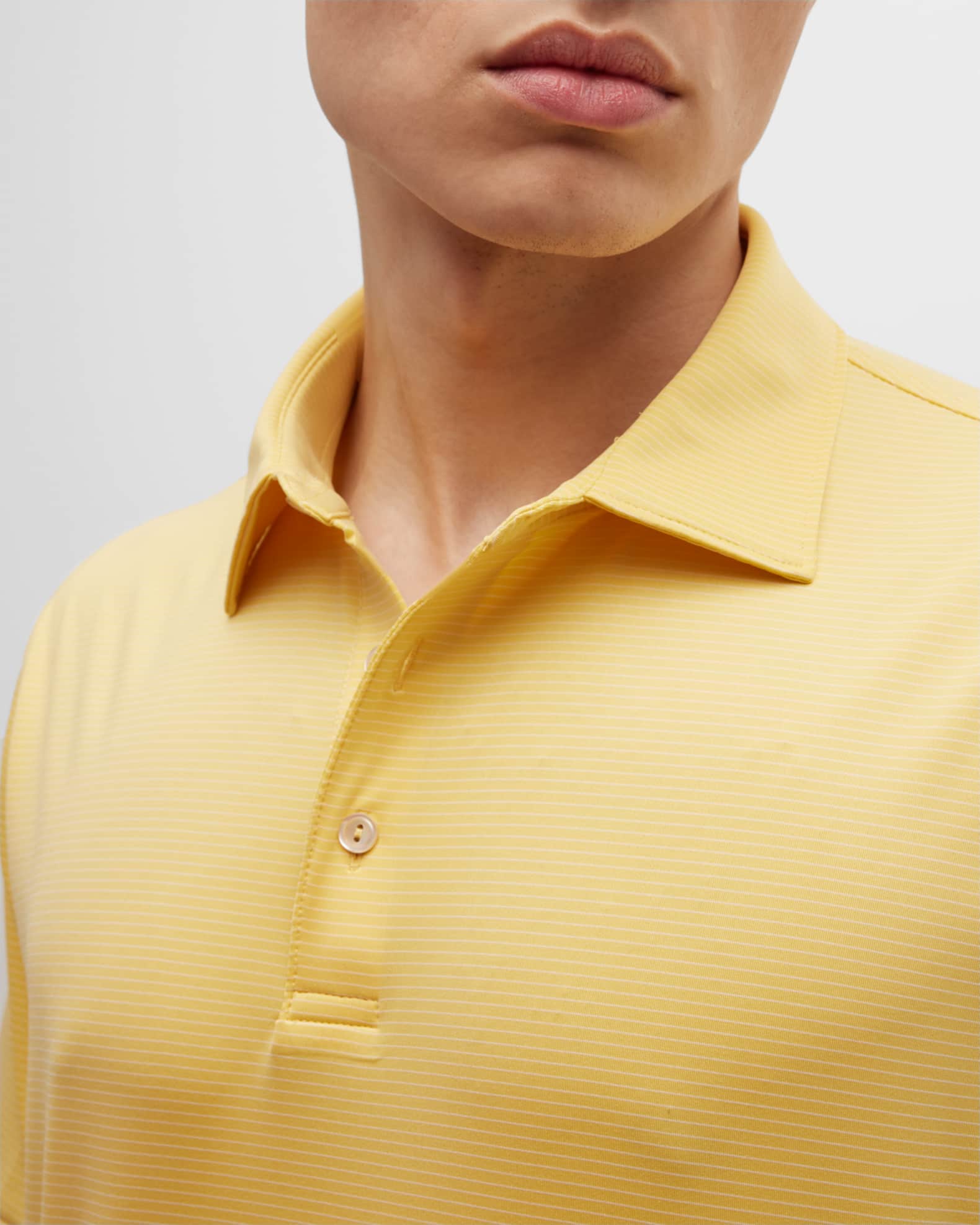 Peter Millar Men's Halford Performance Stretch Polo Shirt | Neiman Marcus