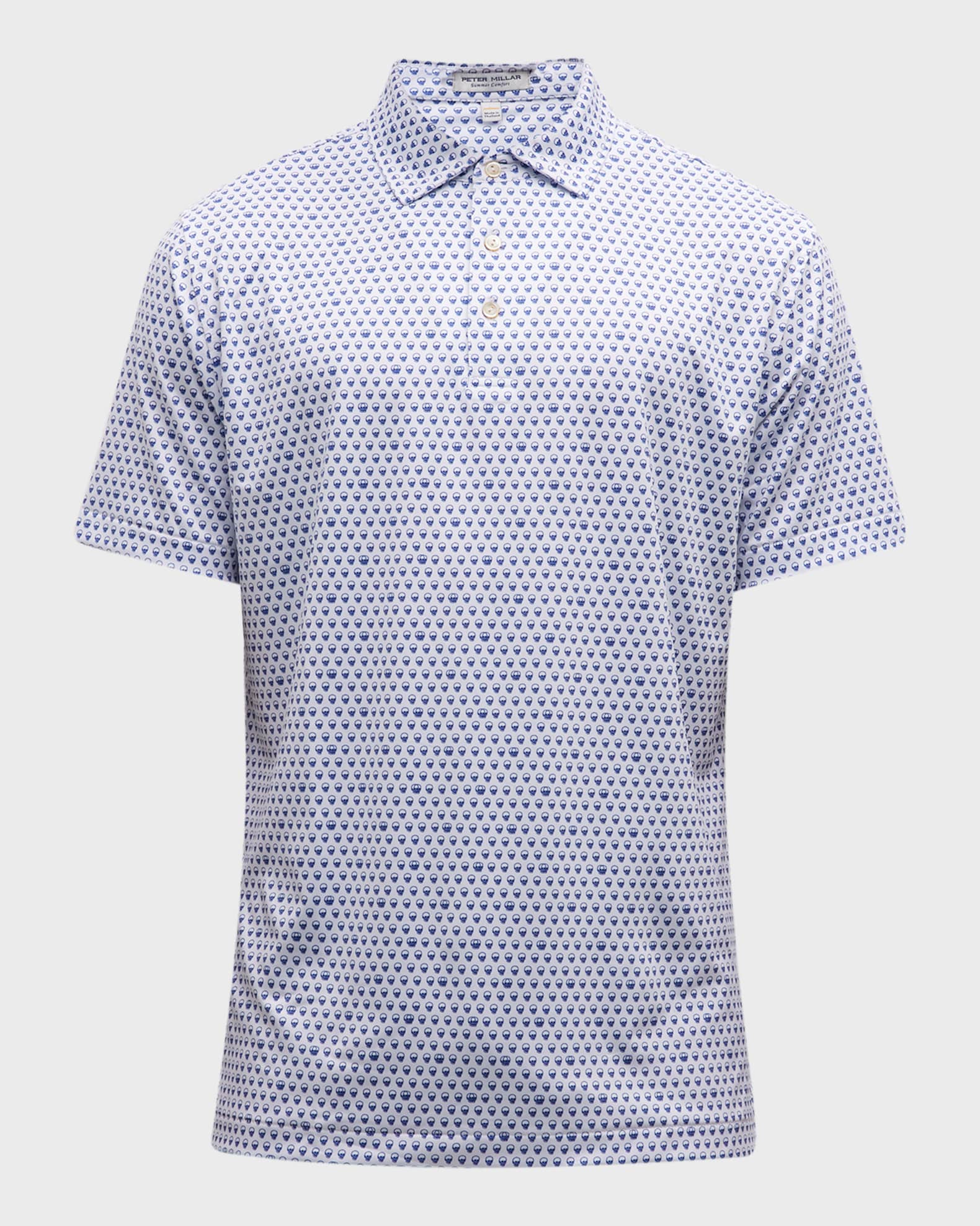 Peter Millar Men's Seeing Double Performance Jersey Polo Shirt | Neiman ...