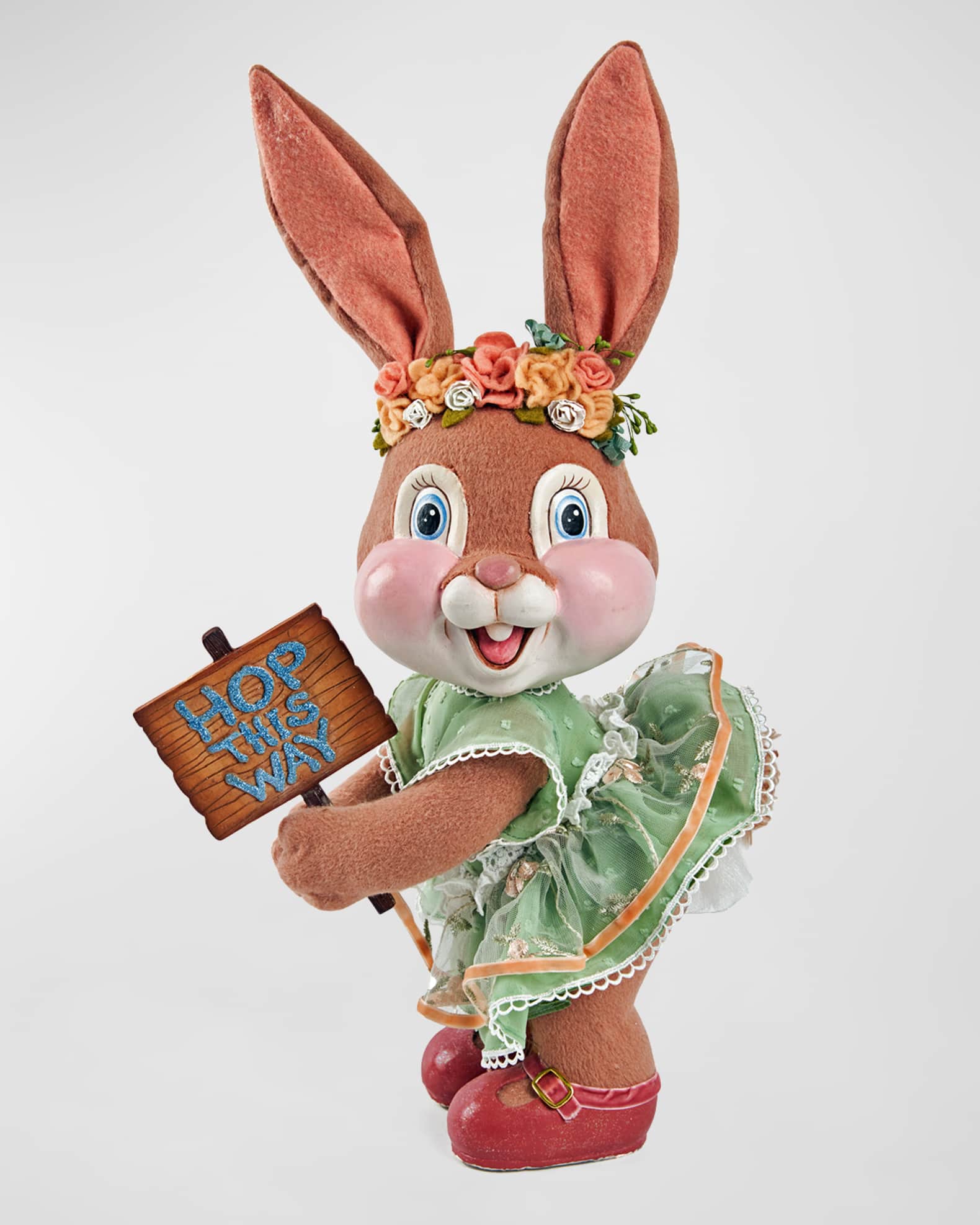 Katherine's Collection Hop This Way Bunny Tabletop | Neiman Marcus