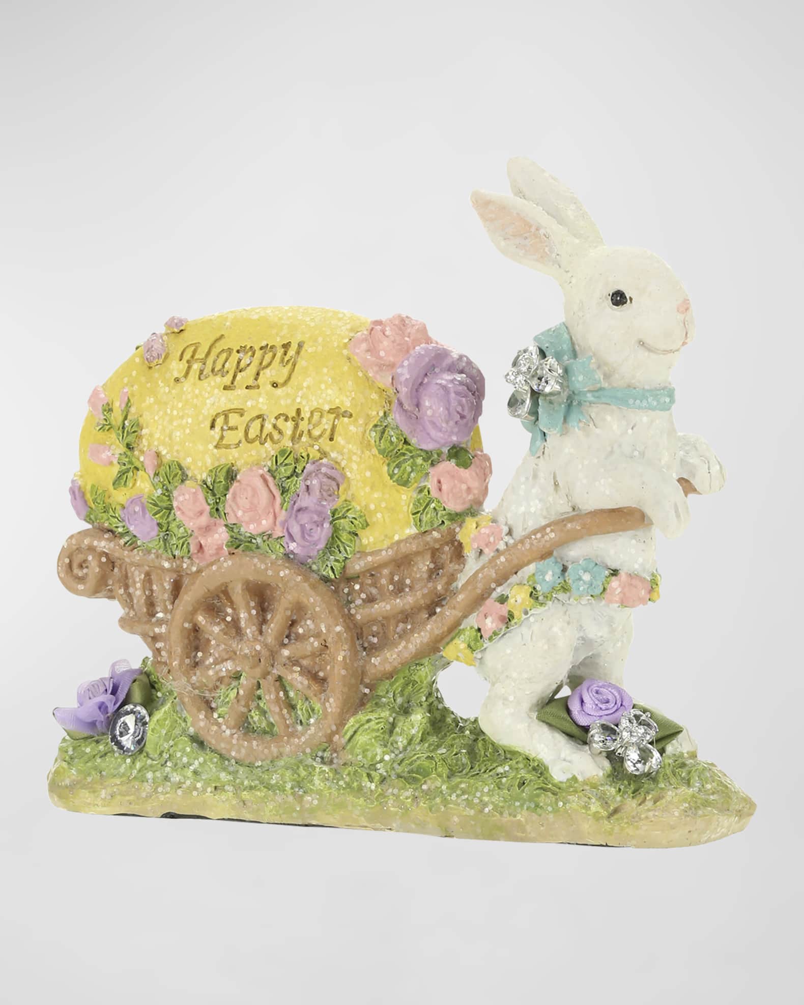 Mark Roberts Jeweled Bunny with Egg Carriage - 7 x 6" | Neiman Marcus