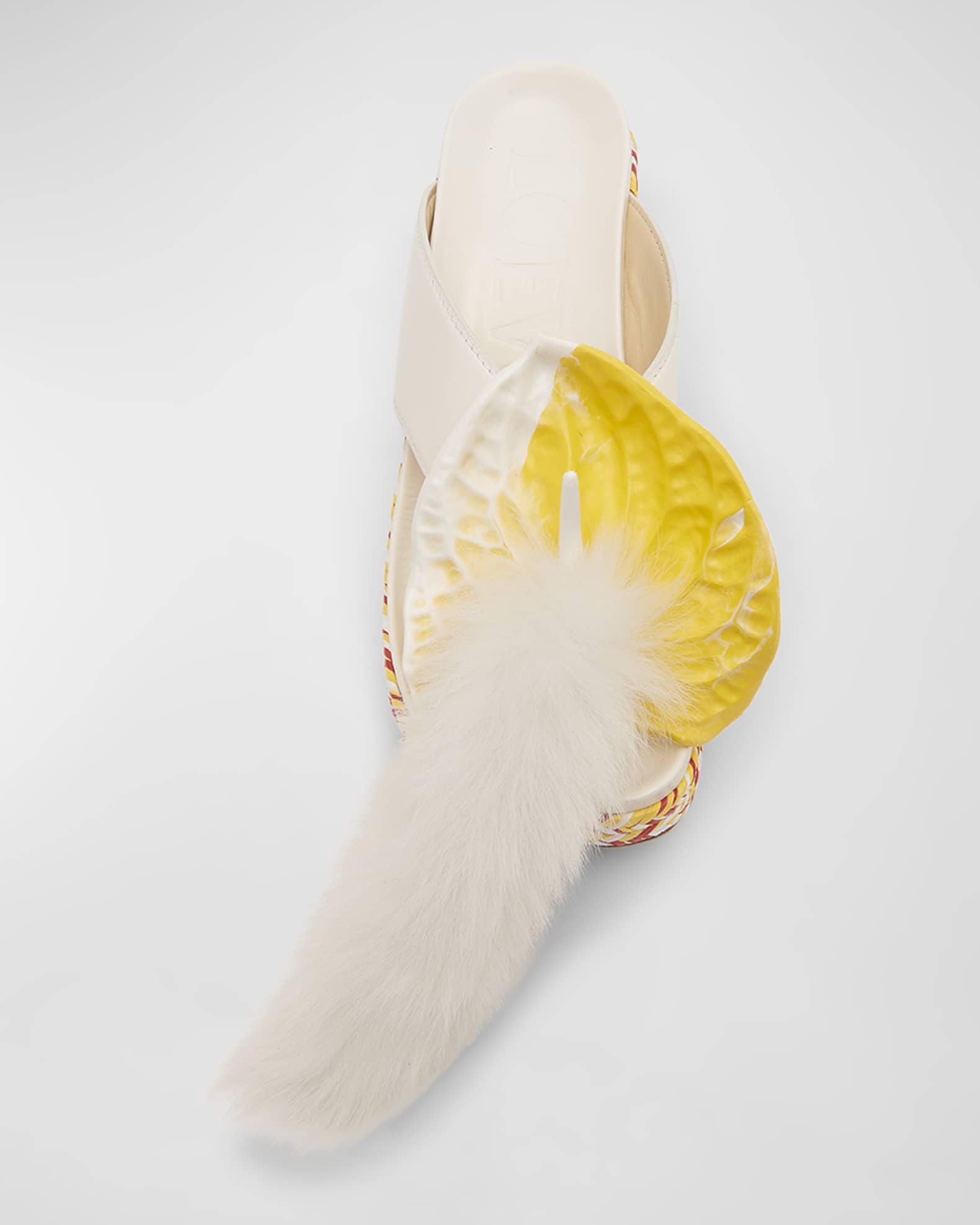 Loewe Petal Thong Platform Sandals | Neiman Marcus