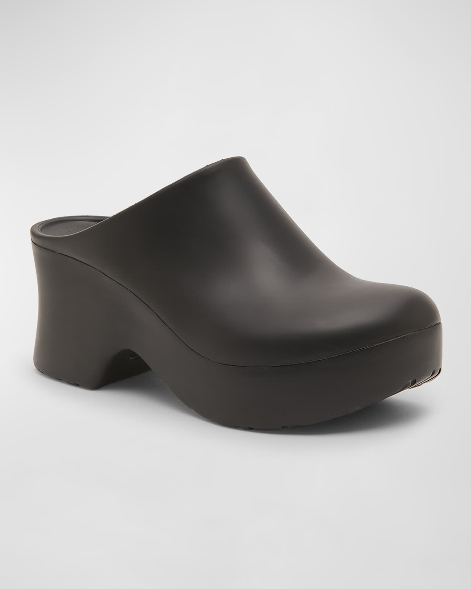 Loewe Terra Vinyl Chunky Clogs | Neiman Marcus