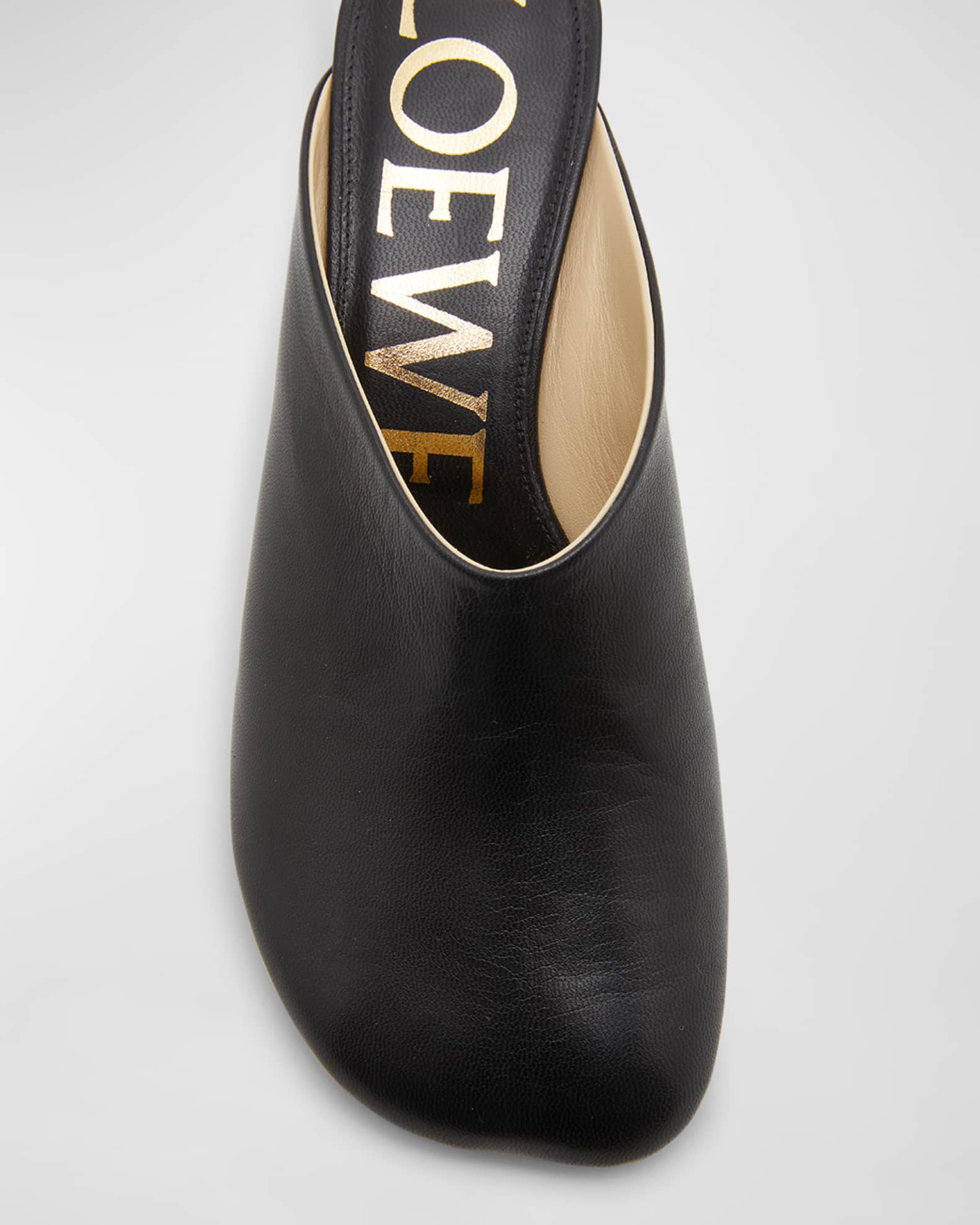 Loewe Toy Leather Drop Stiletto Mules | Neiman Marcus