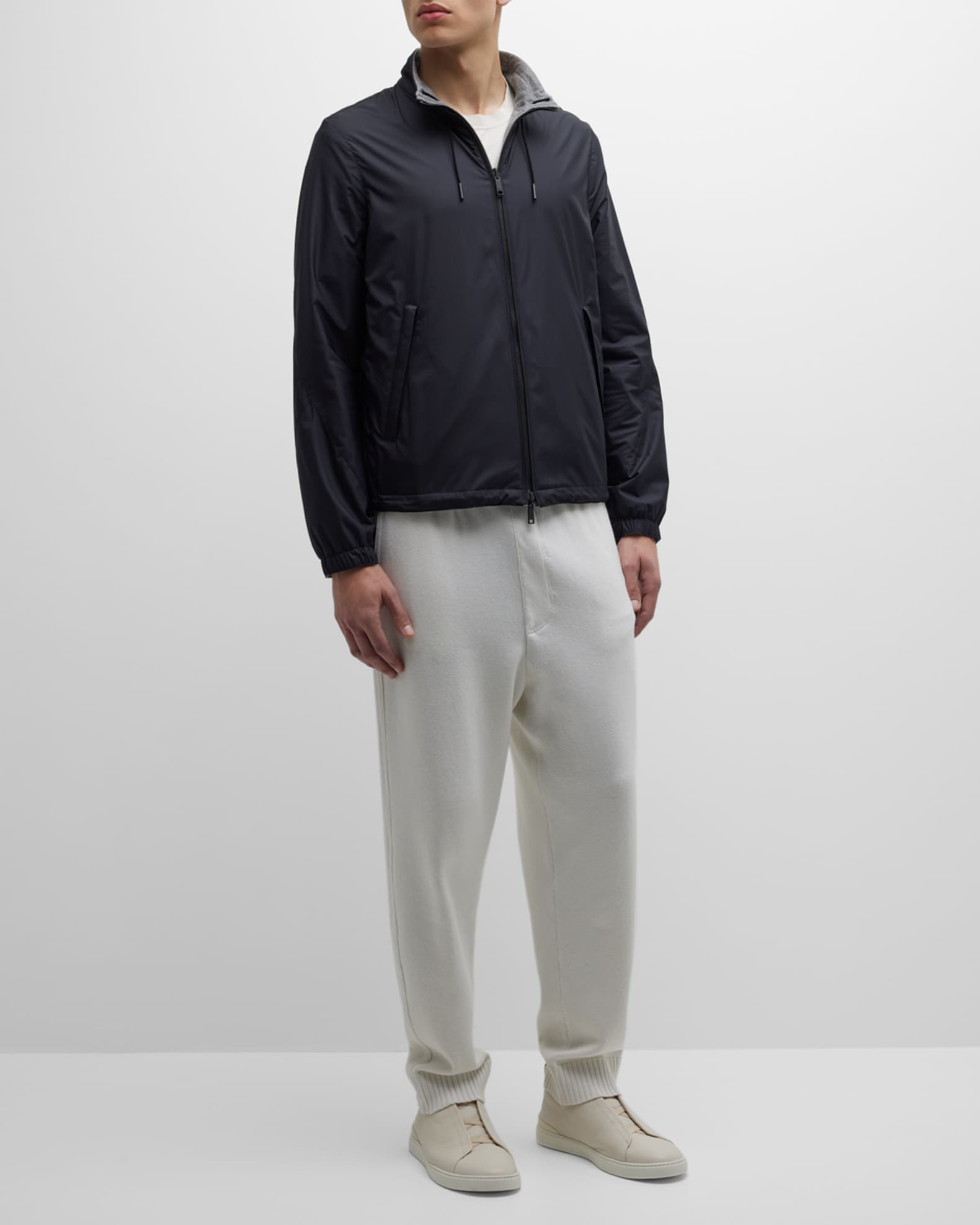 ZEGNA Men's Reversible Blouson Jacket | Neiman Marcus