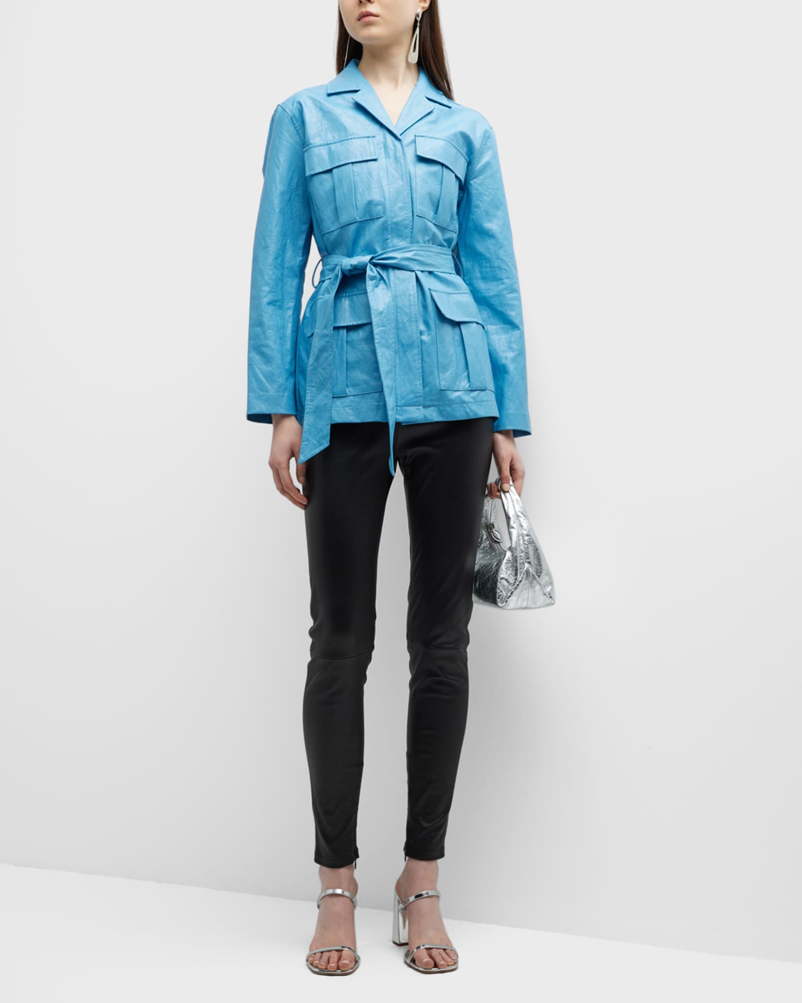 Rails Romily Faux Leather Utility Jacket | Neiman Marcus