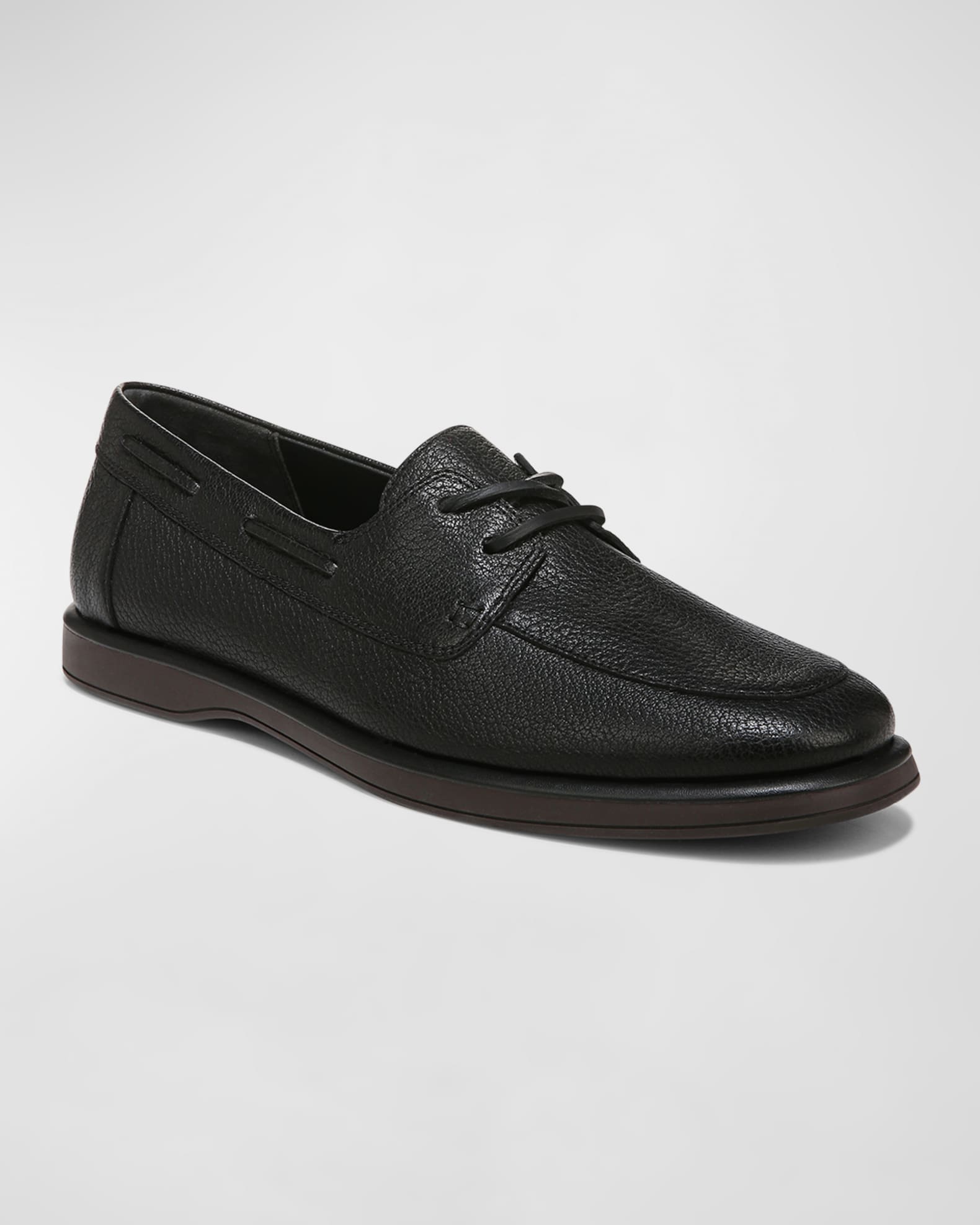 Vince Men's Cillian Leather Boat Shoes | Neiman Marcus