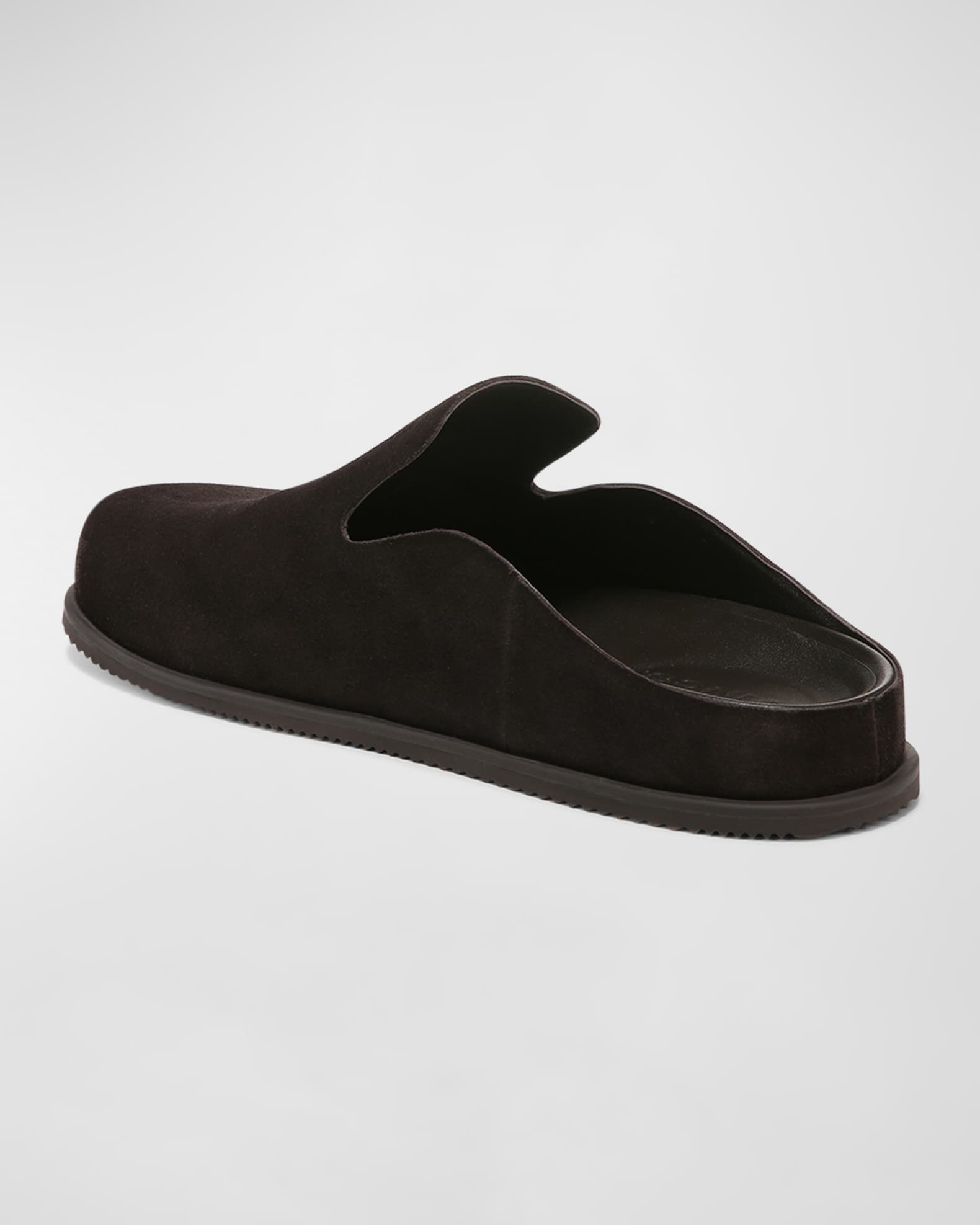 Vince Men's Decker Leather Clog Slides | Neiman Marcus