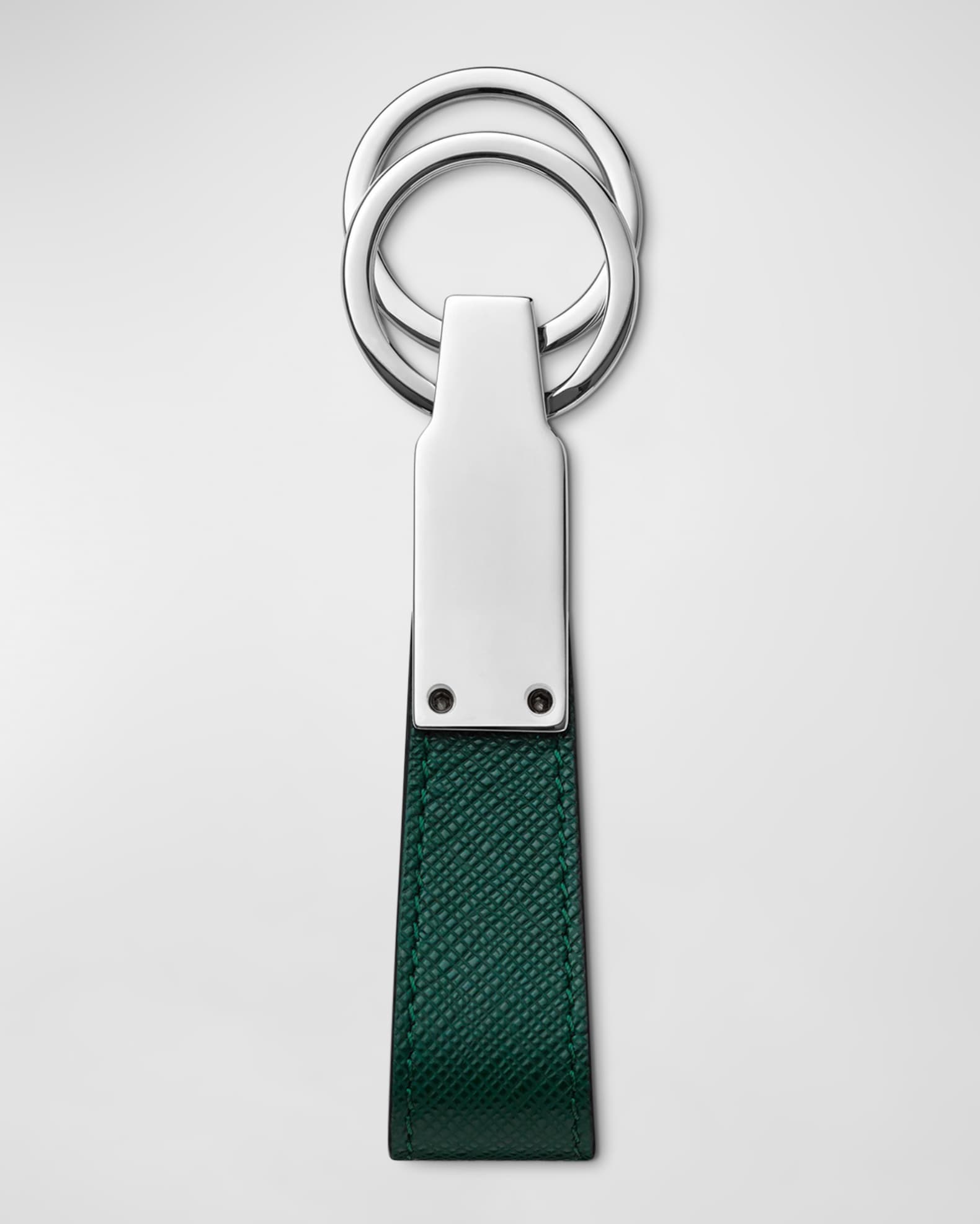 Montblanc Men's Sartorial Leather Loop Key Fob | Neiman Marcus