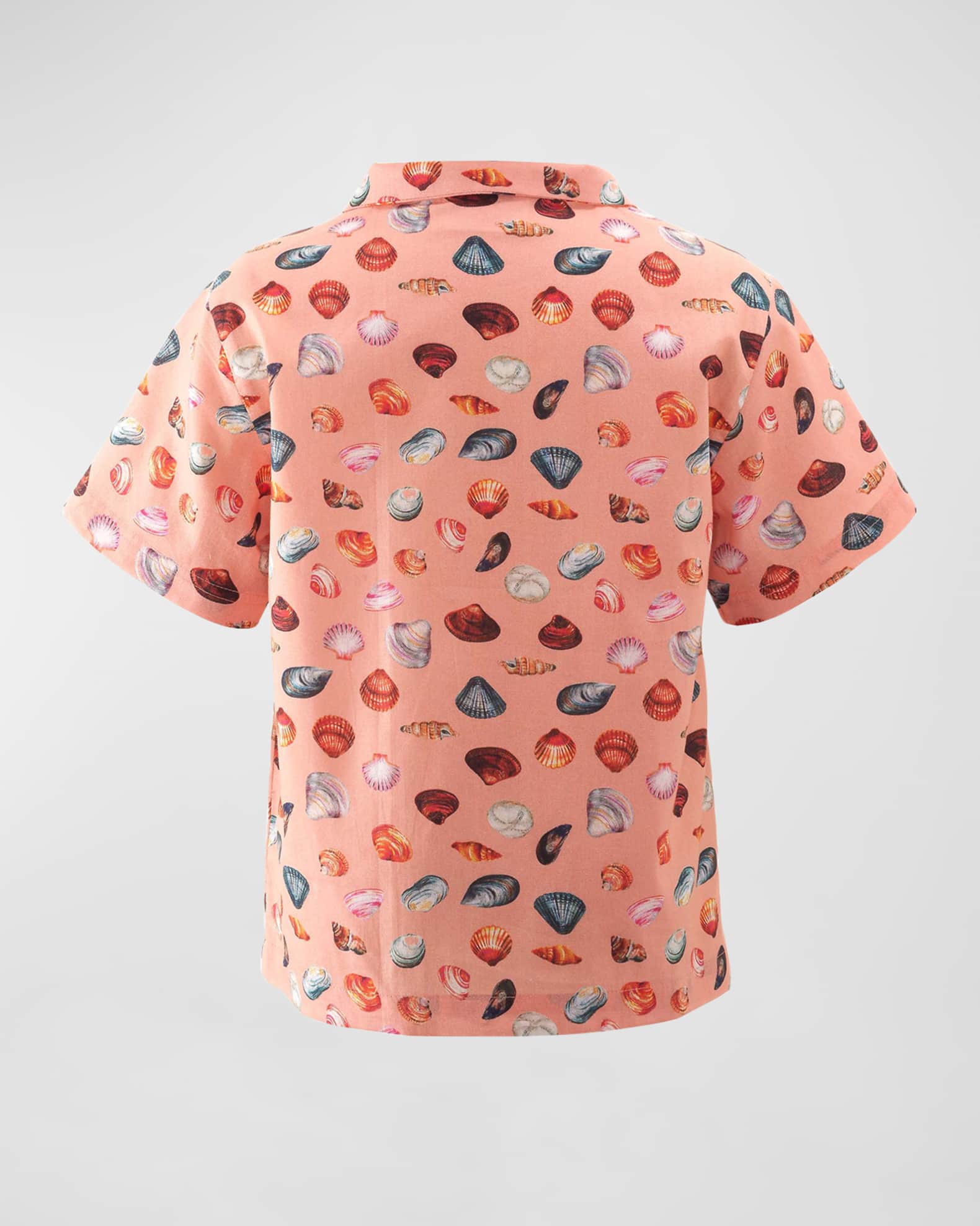 Rachel Riley Boy's Sandy Beach Shirt, Size 2-10 | Neiman Marcus