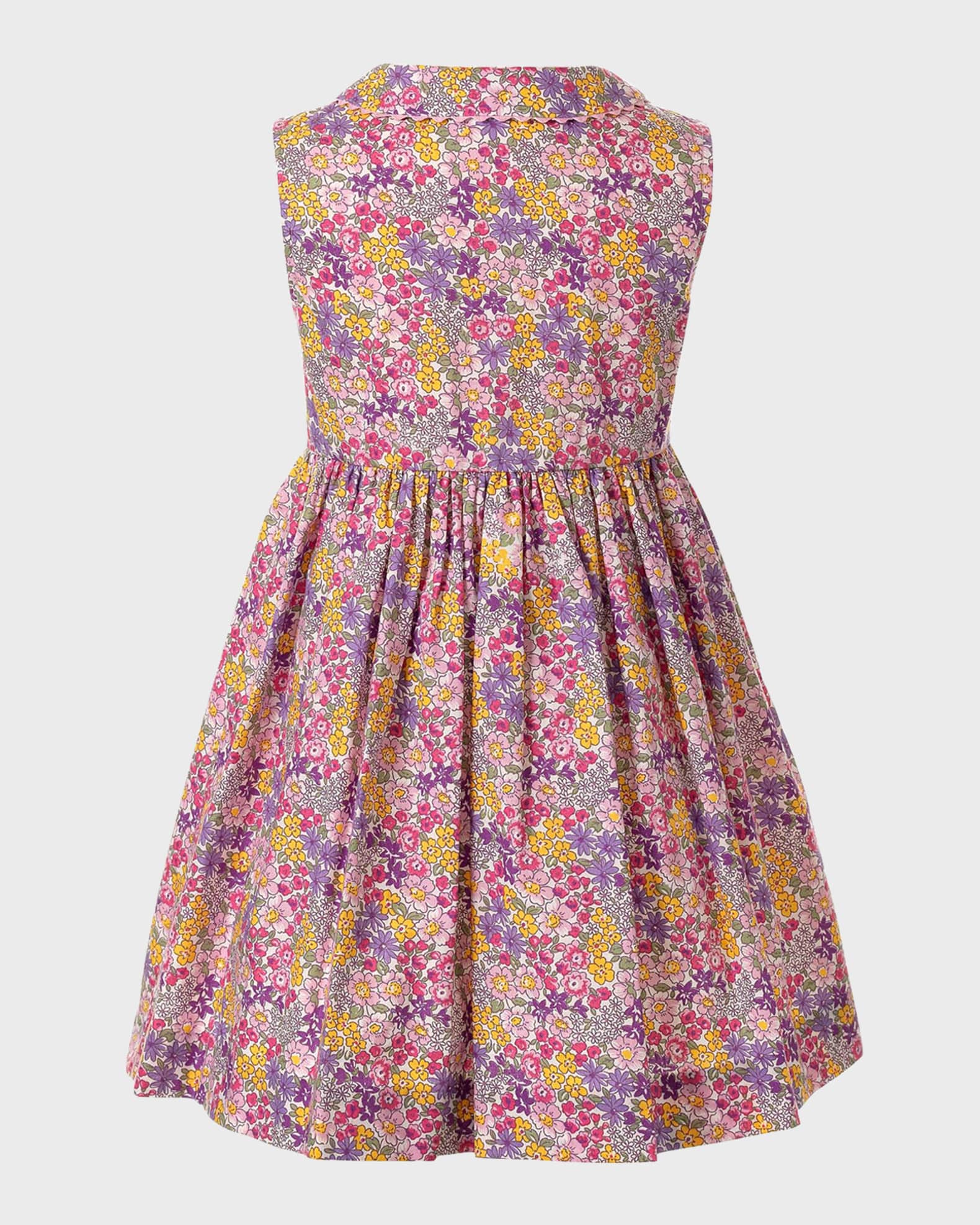 Rachel Riley Girl's Summer Floral Button-Front Dress, Size 2-10 ...