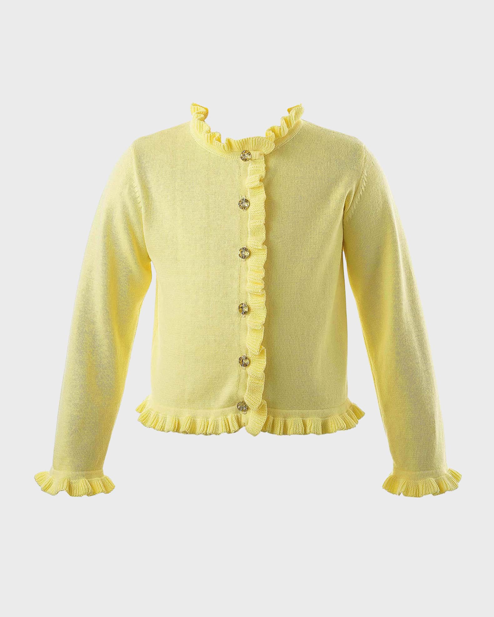 Rachel Riley Girl's Frill Cardigan, Size 2-10 | Neiman Marcus
