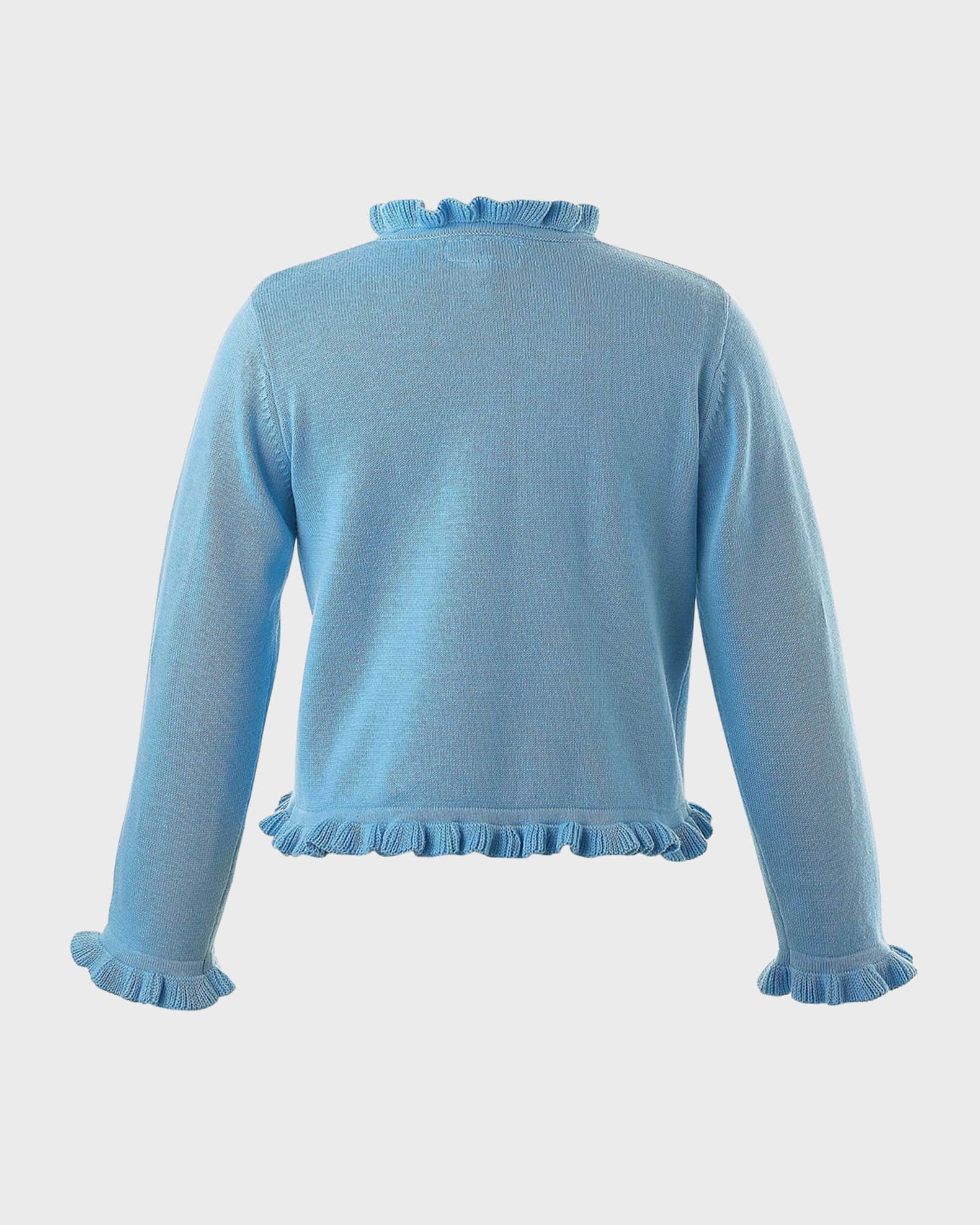 Rachel Riley Girl's Frill Cardigan, Size 2-10 | Neiman Marcus