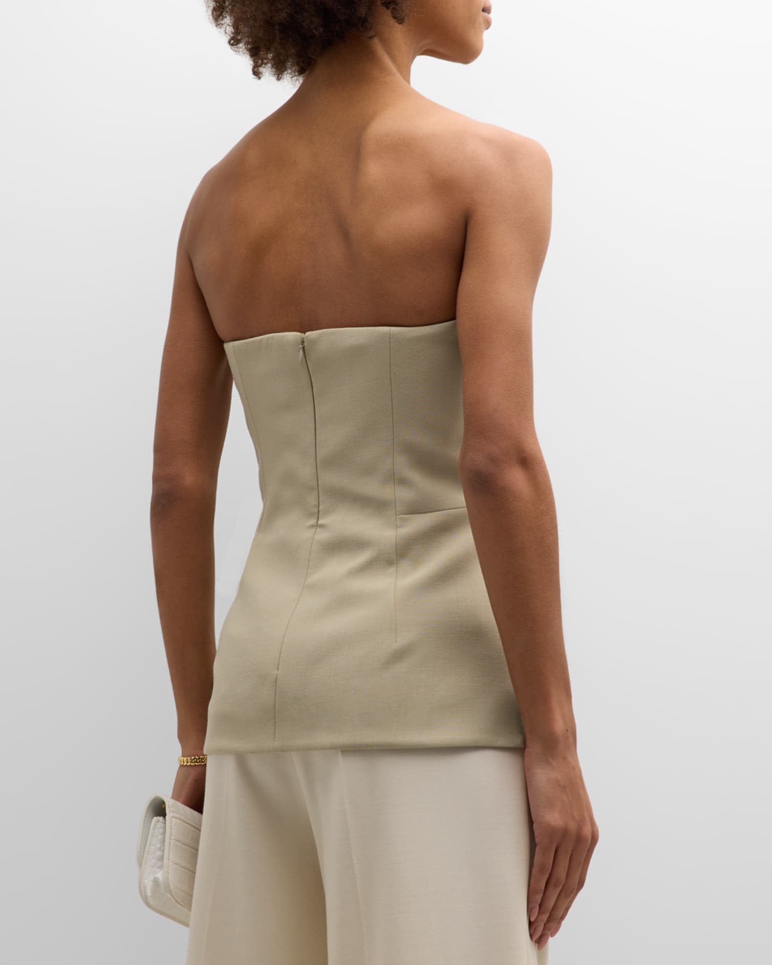 Tove Agata Strapless Fitted Top | Neiman Marcus