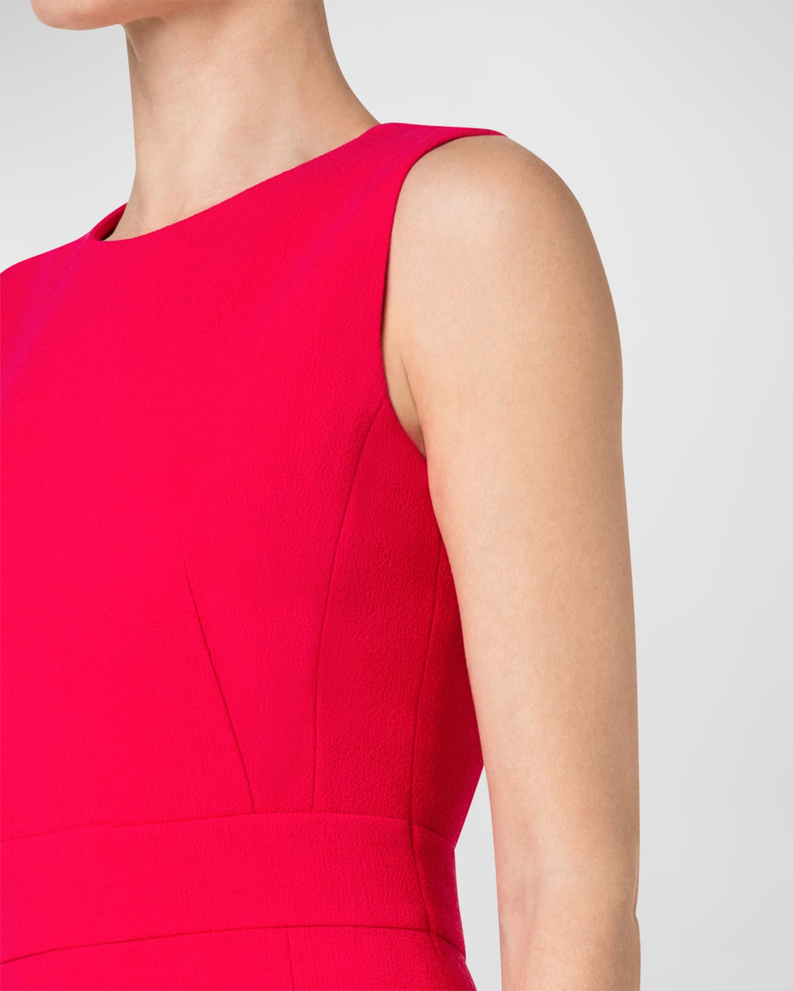 Akris Double-Face Wool Sheath Dress | Neiman Marcus