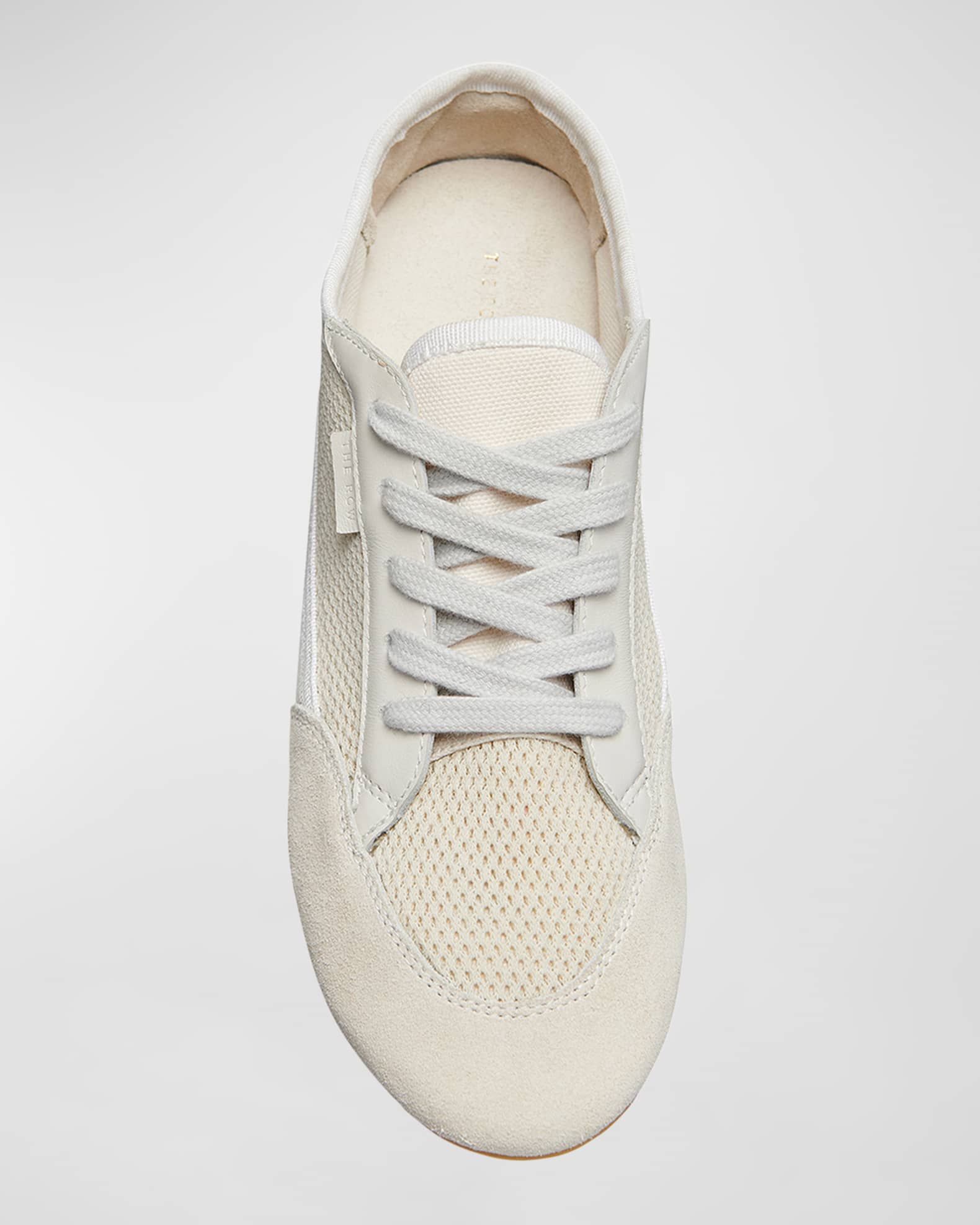 THE ROW Bonnie Suede Mesh Sneakers | Neiman Marcus