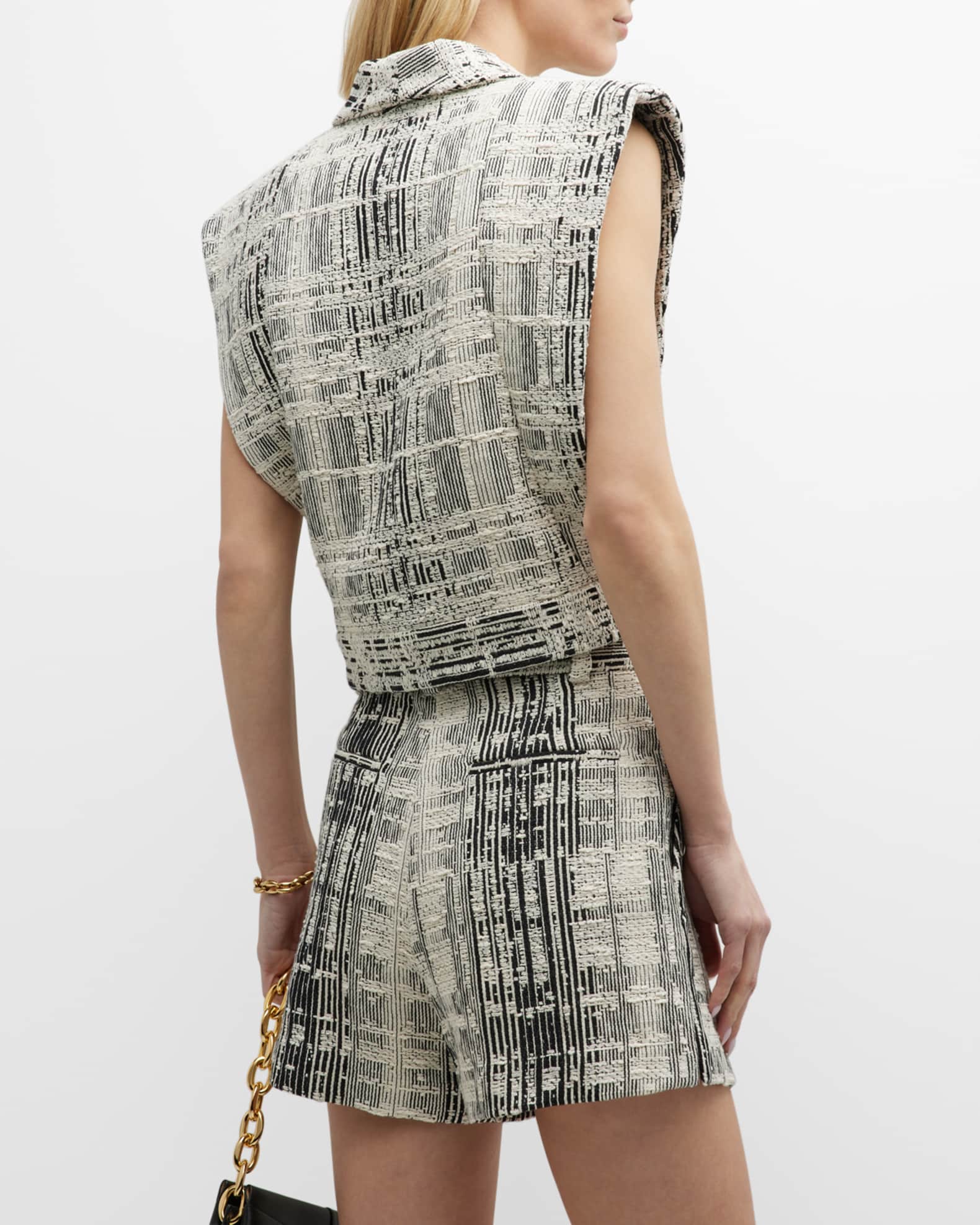 Iro Quira Cropped Boxy Vest | Neiman Marcus