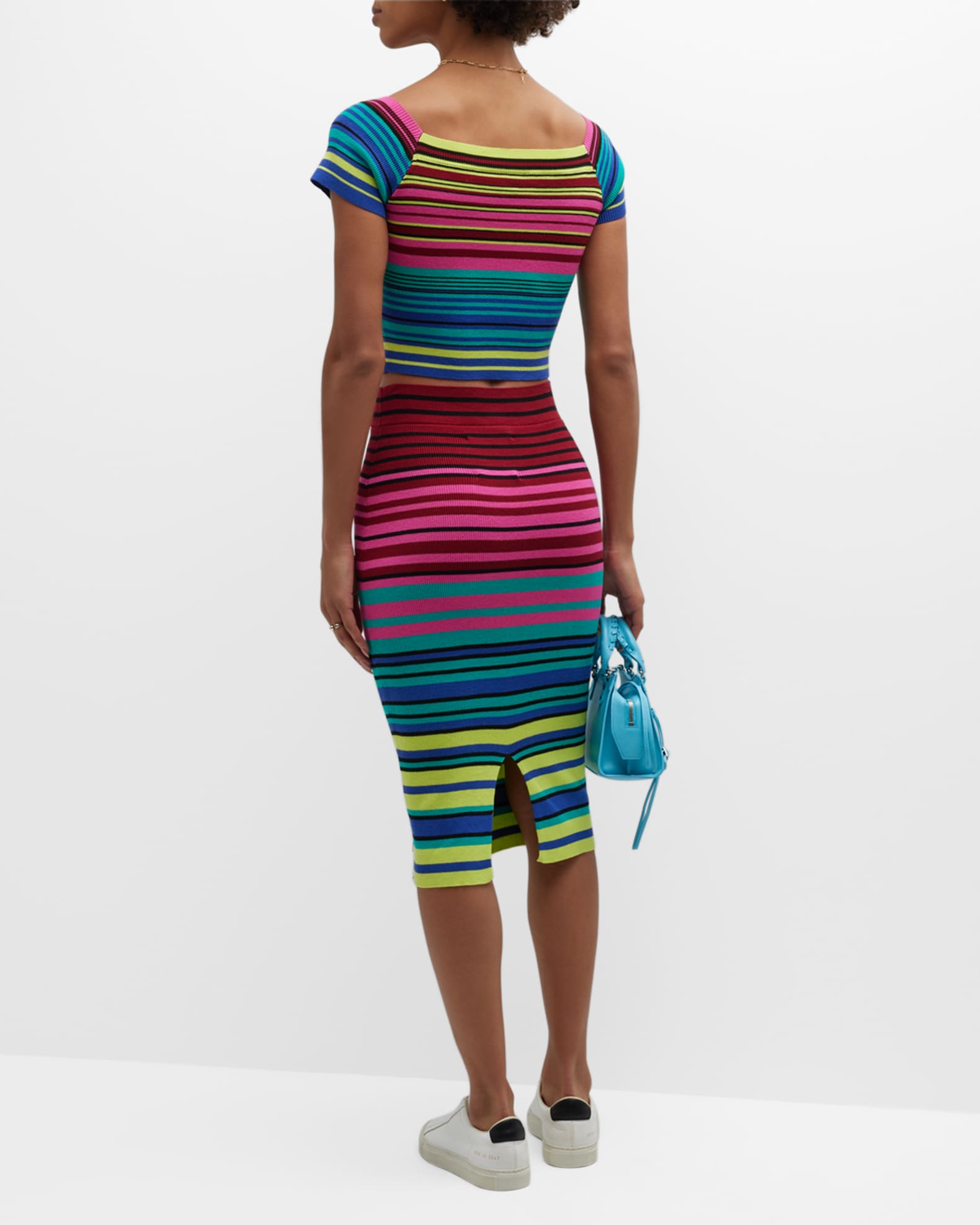 Le Superbe Oaxaca Striped Cross-Over Top | Neiman Marcus