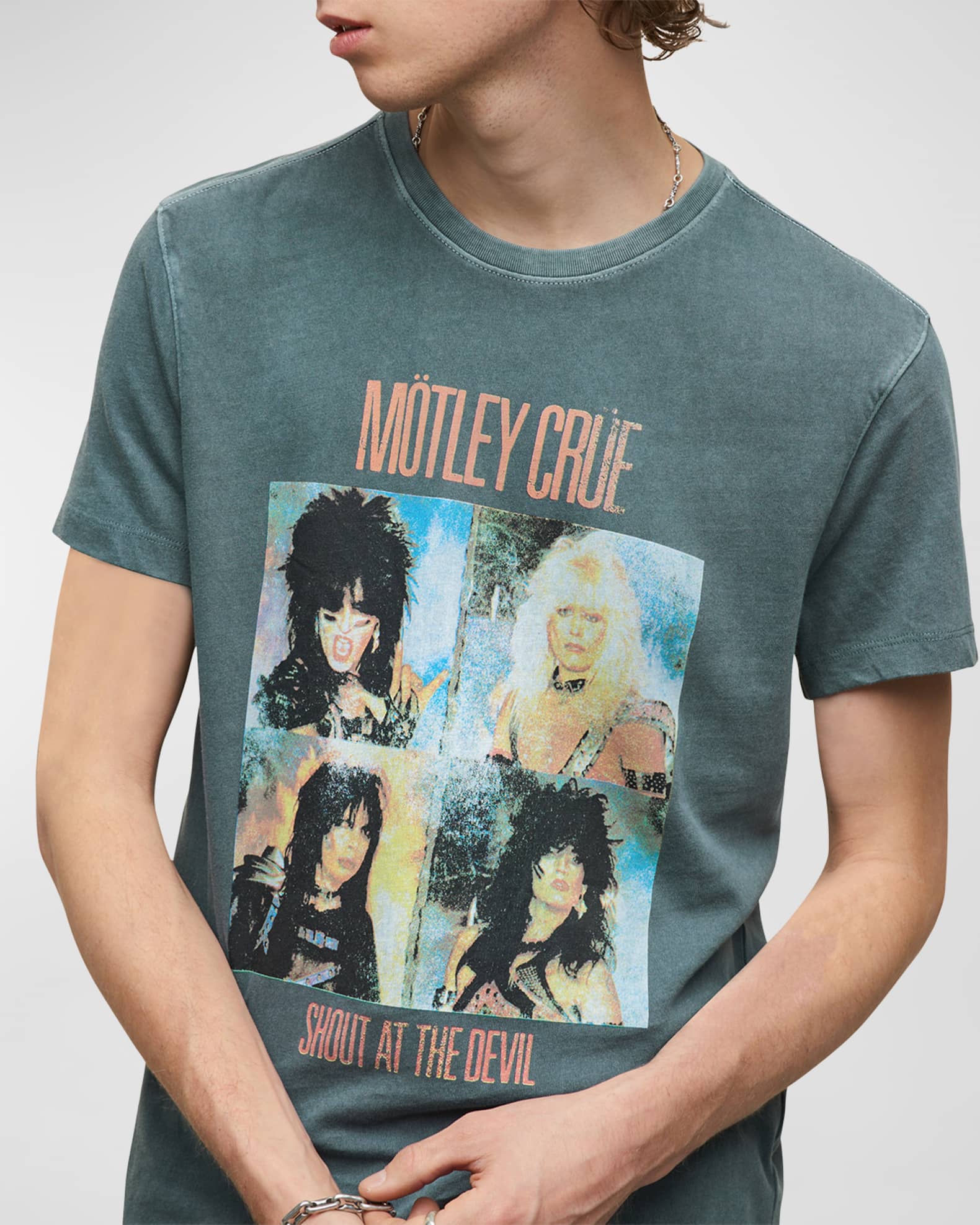 John Varvatos Men's Motley Crue T-Shirt | Neiman Marcus