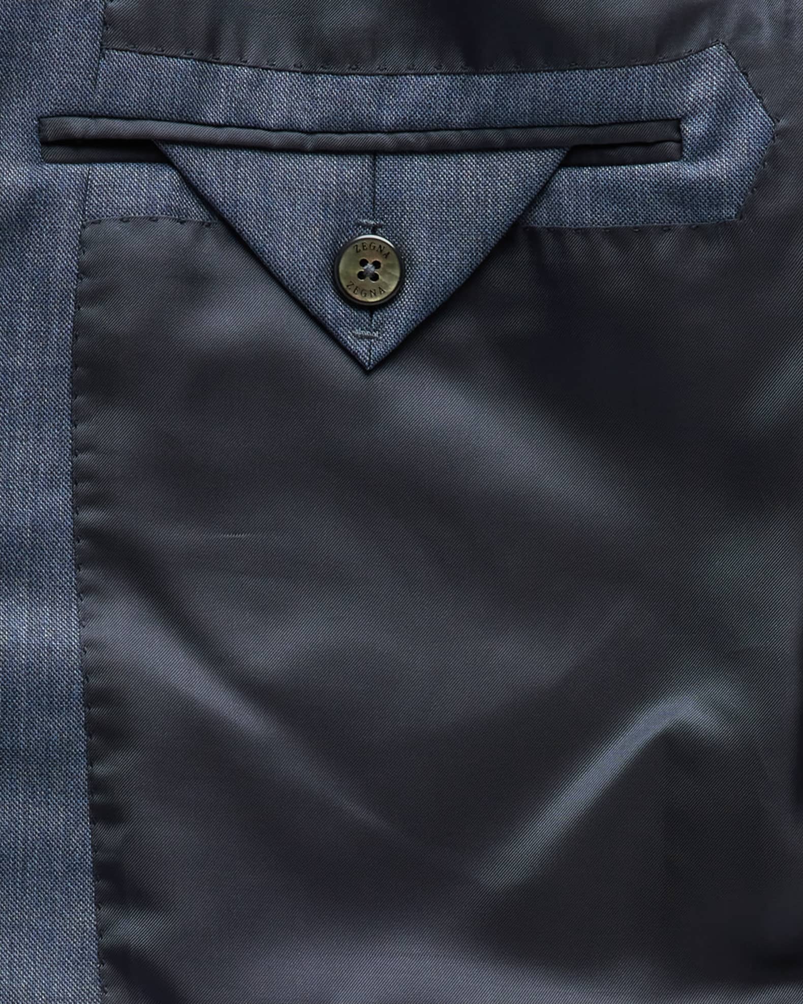 ZEGNA Men's Wool Sharkskin Suit | Neiman Marcus