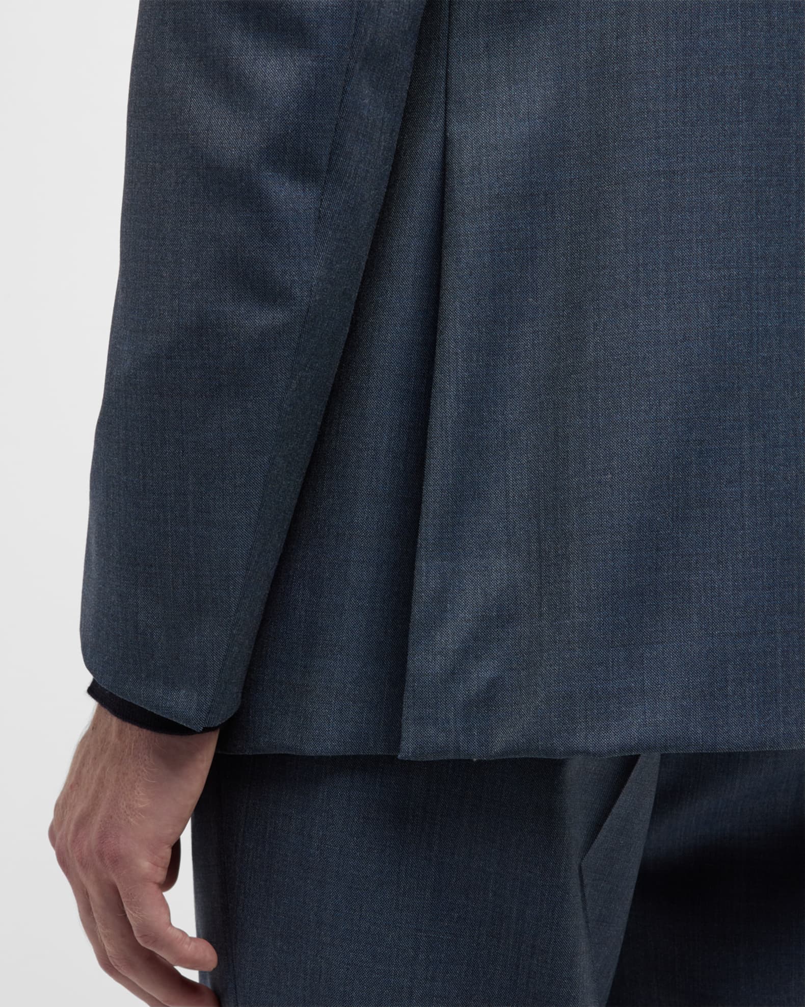 ZEGNA Men's Wool Sharkskin Suit | Neiman Marcus