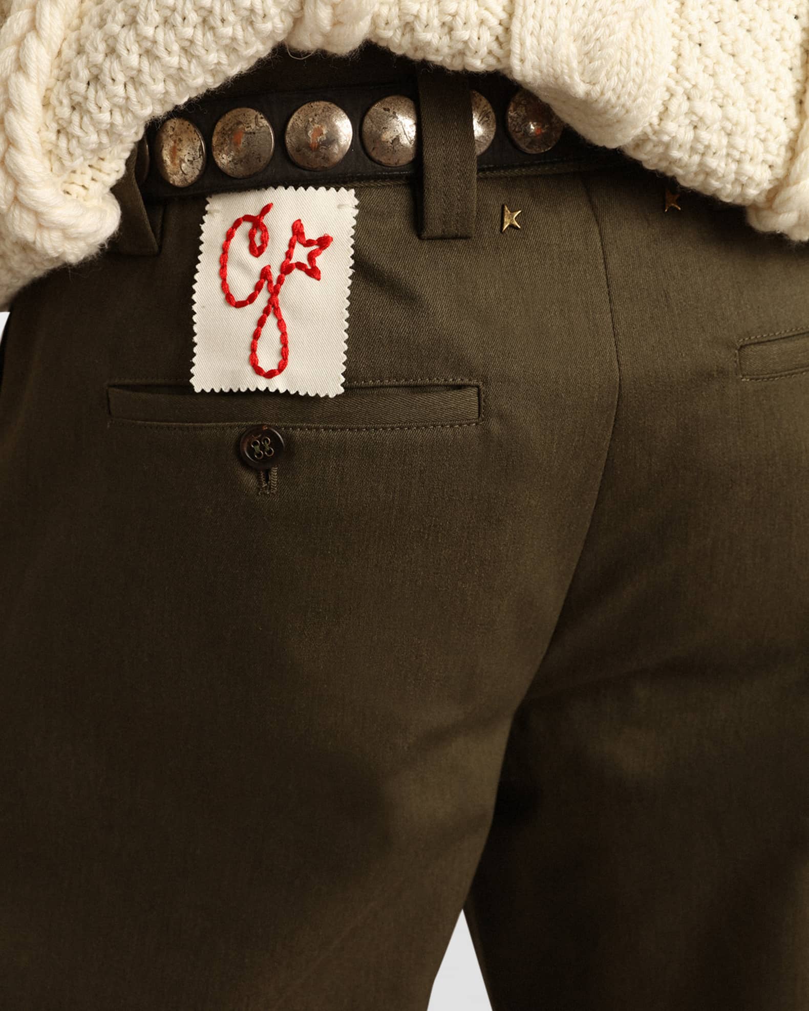 Golden Goose Men's Comfort Cotton Chino Skate Pants | Neiman Marcus