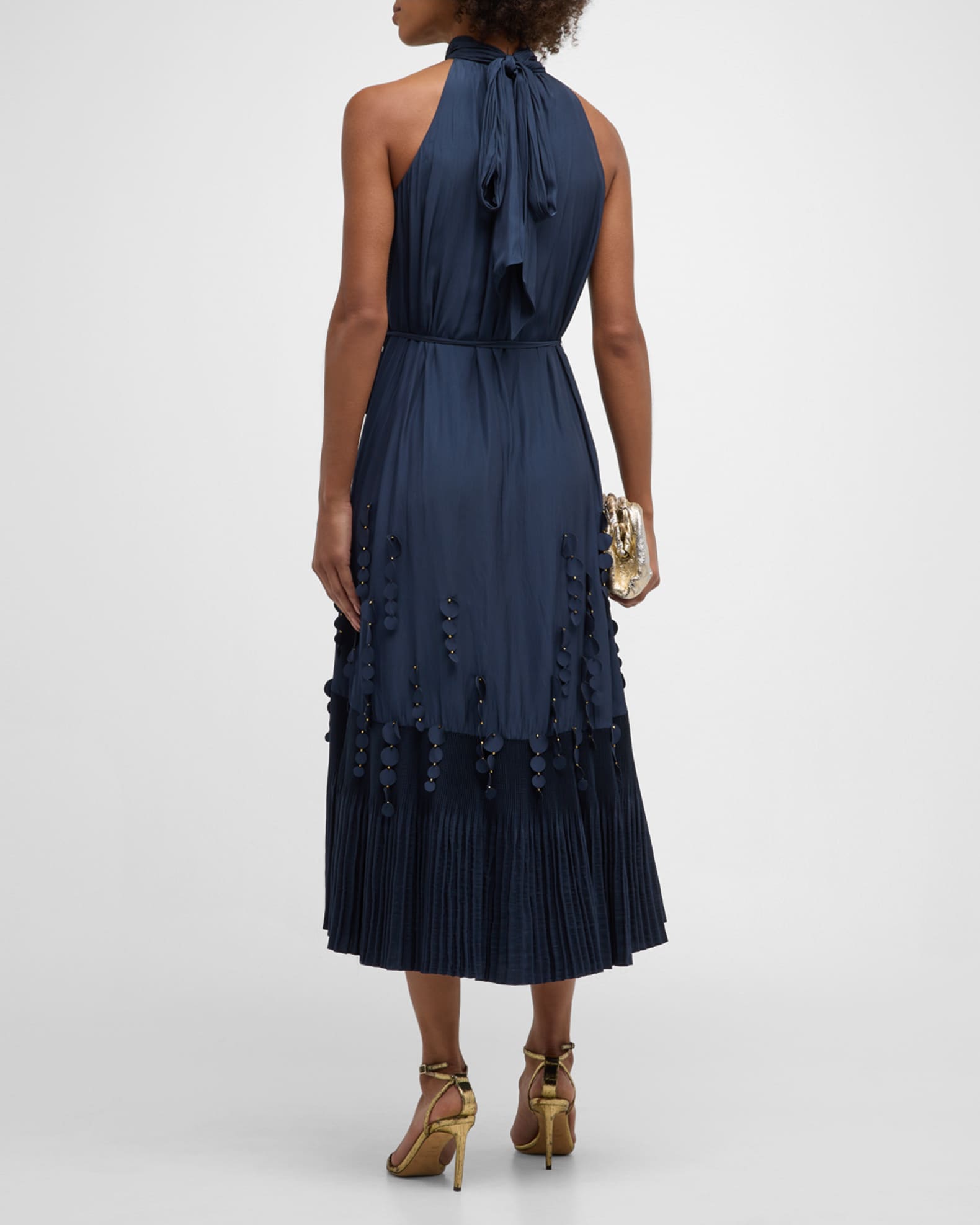 Ramy Brook Vania Halter Midi Dress | Neiman Marcus